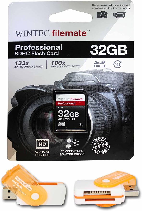 Amazon.com: 32GB Class 10 SDHC High Speed Memory Card for Canon ...