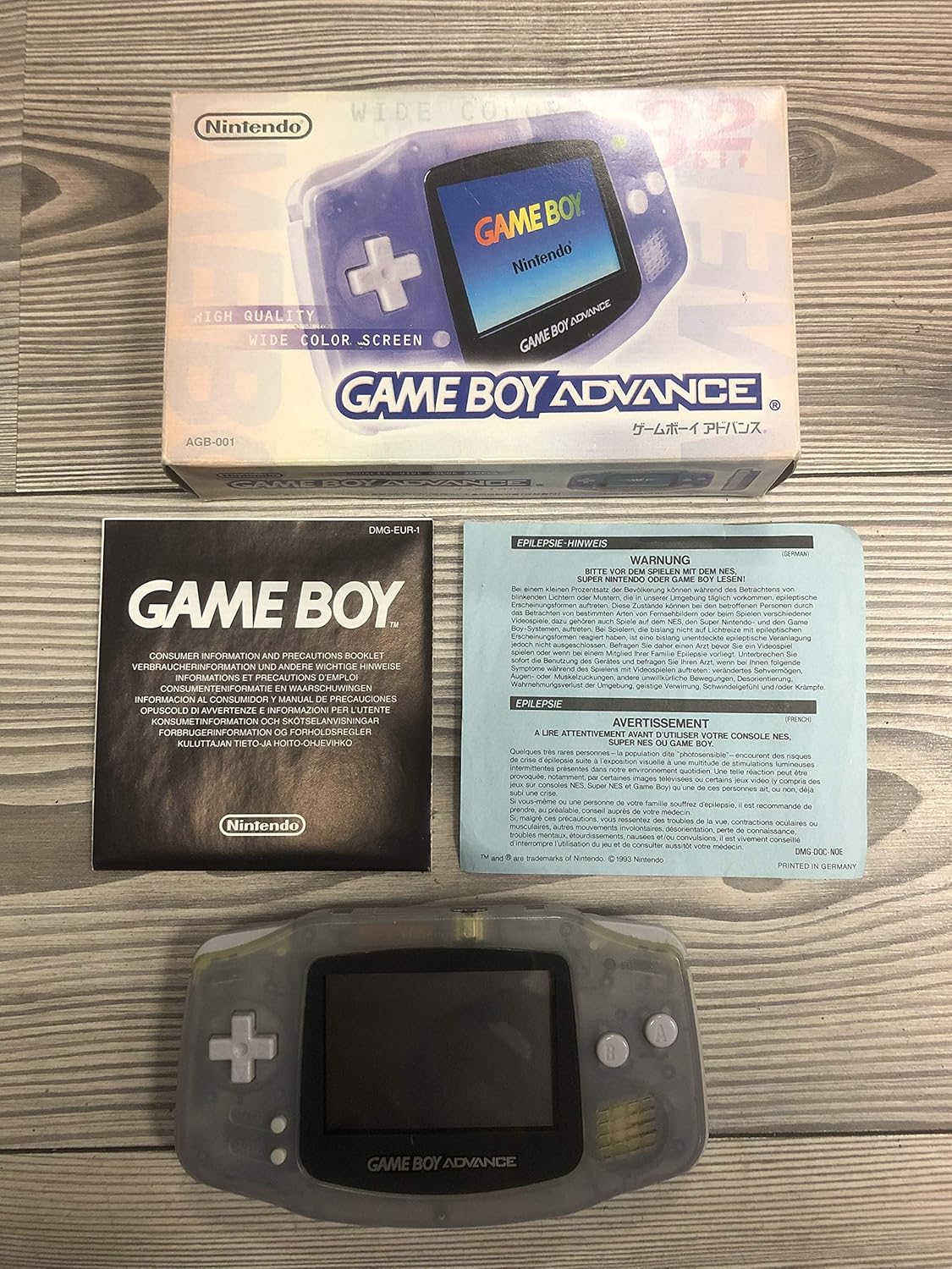 Amazon.com: Game Boy Advance (Milky Blue) [Japan Import] : Video Games