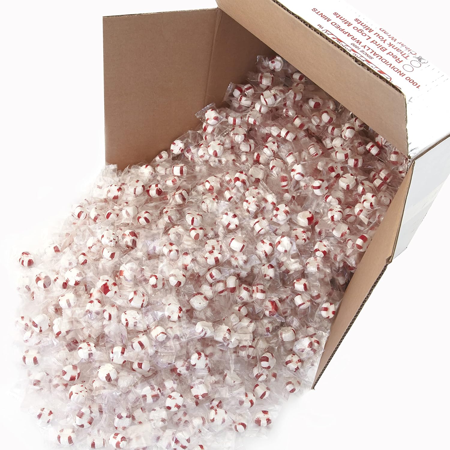 Amazon.com : Red Bird Soft Peppermint Puff Candy Bulk, 1000 pieces ...