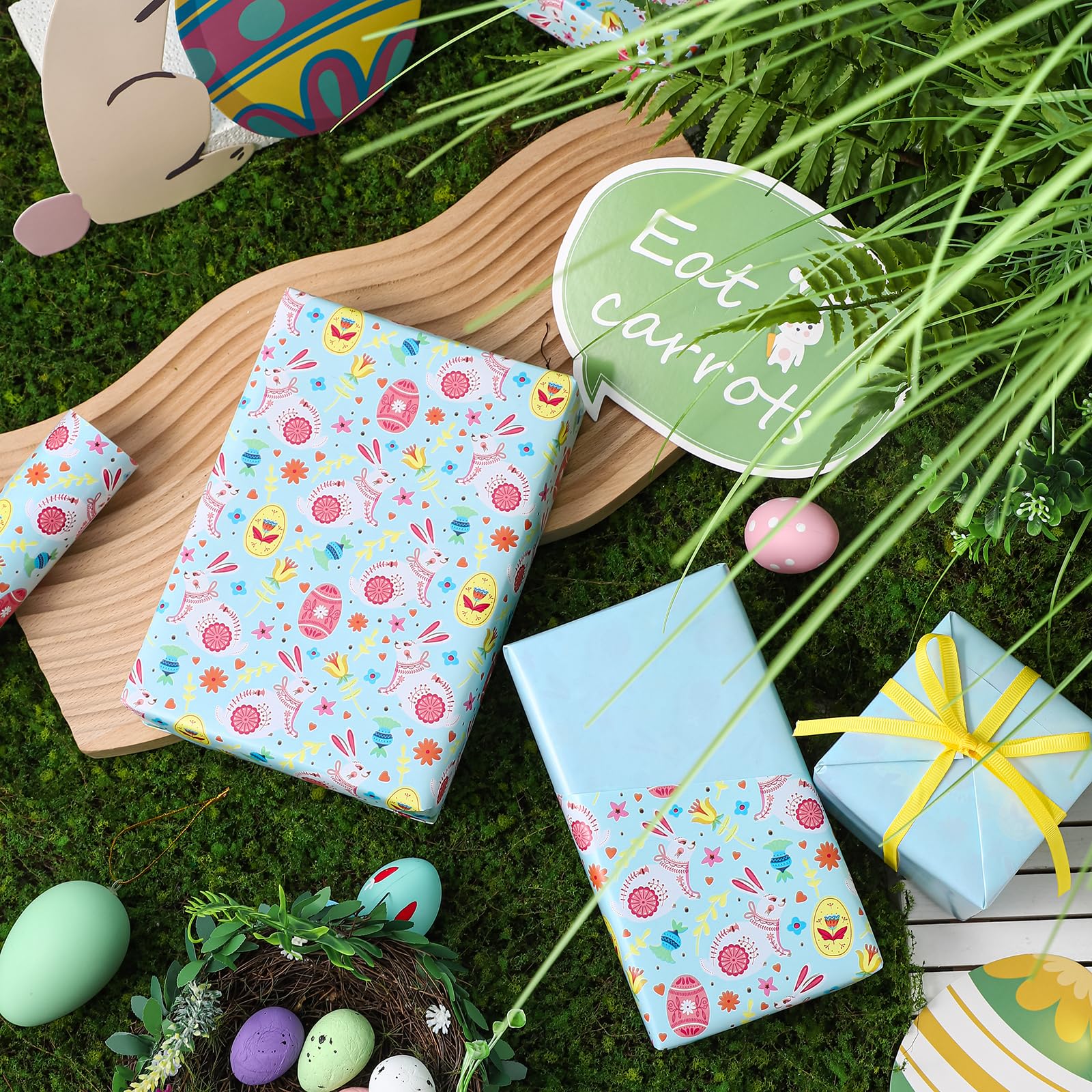Snapklik.com : WRAPAHOLIC Easter Wrapping Paper Roll - Mini Roll - 17 ...