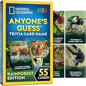 Amazon.com: National Geographic Anyone's Guess Rainforest Animals ...