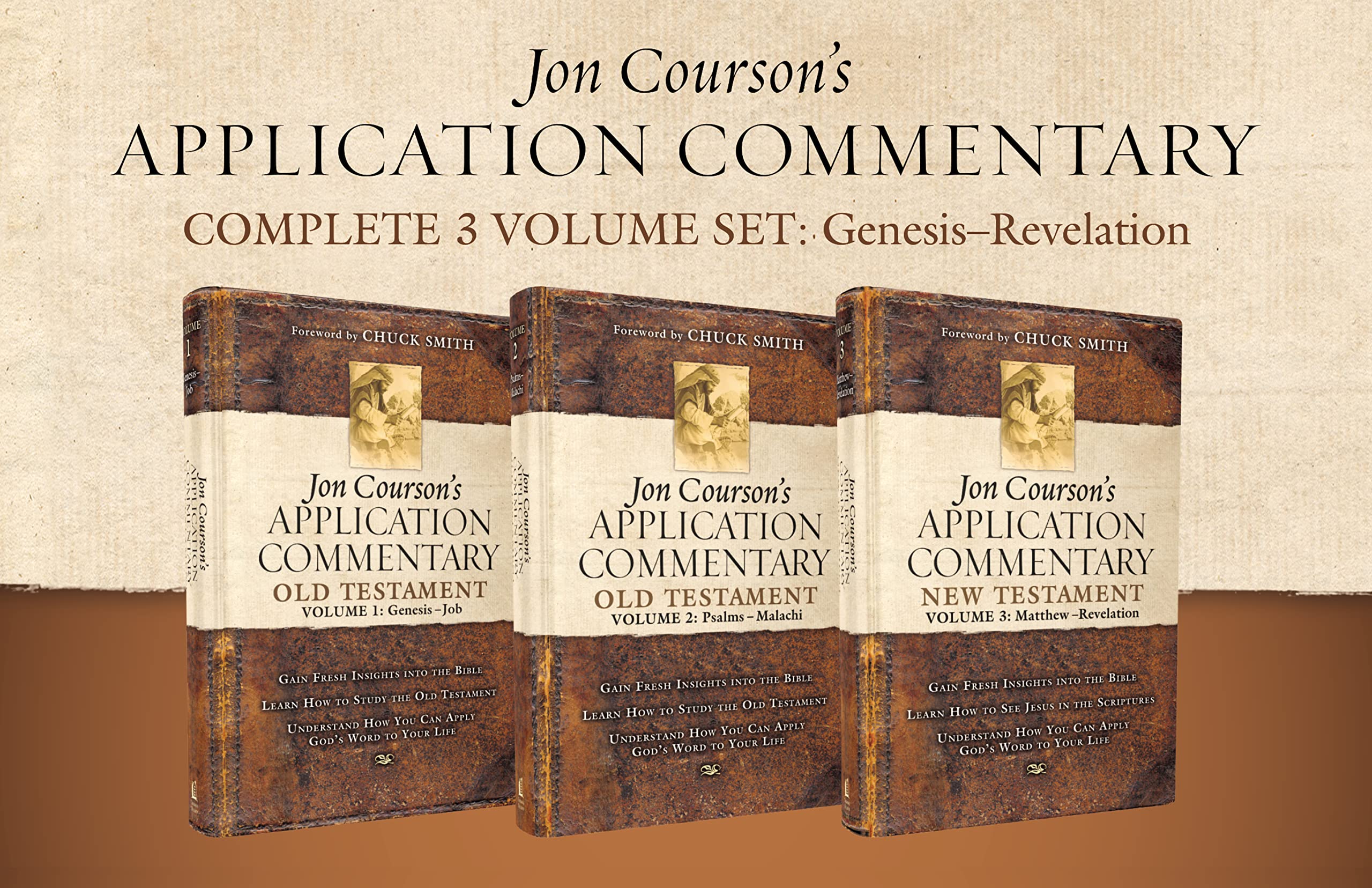 Jon Courson's Application Commentary, Complete 3-Volume Set: Genesis ...