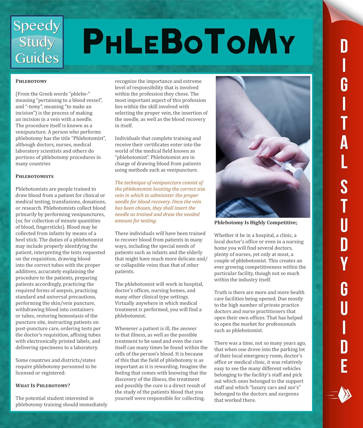 Amazon.com: Phlebotomy: Speedy Study Guides eBook : Publishing, Speedy: Kindle Store