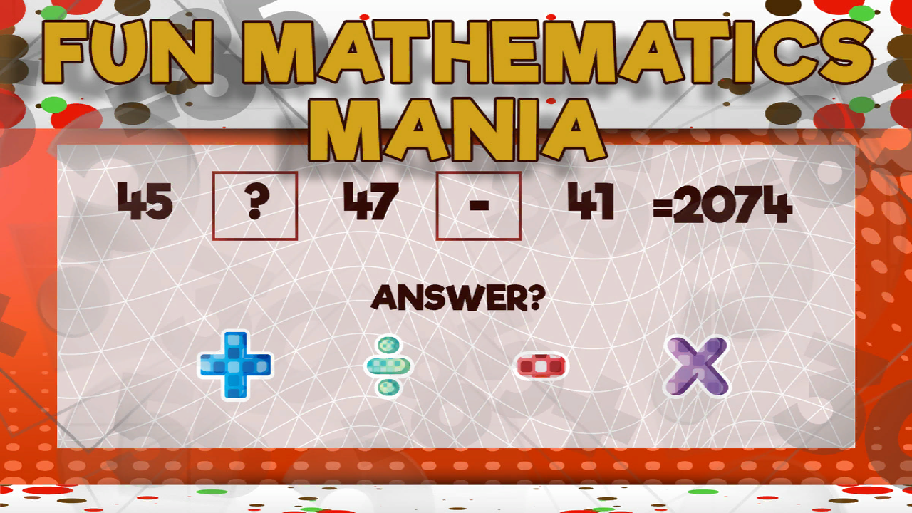 Fun Mathematics Mania - App on Amazon Appstore