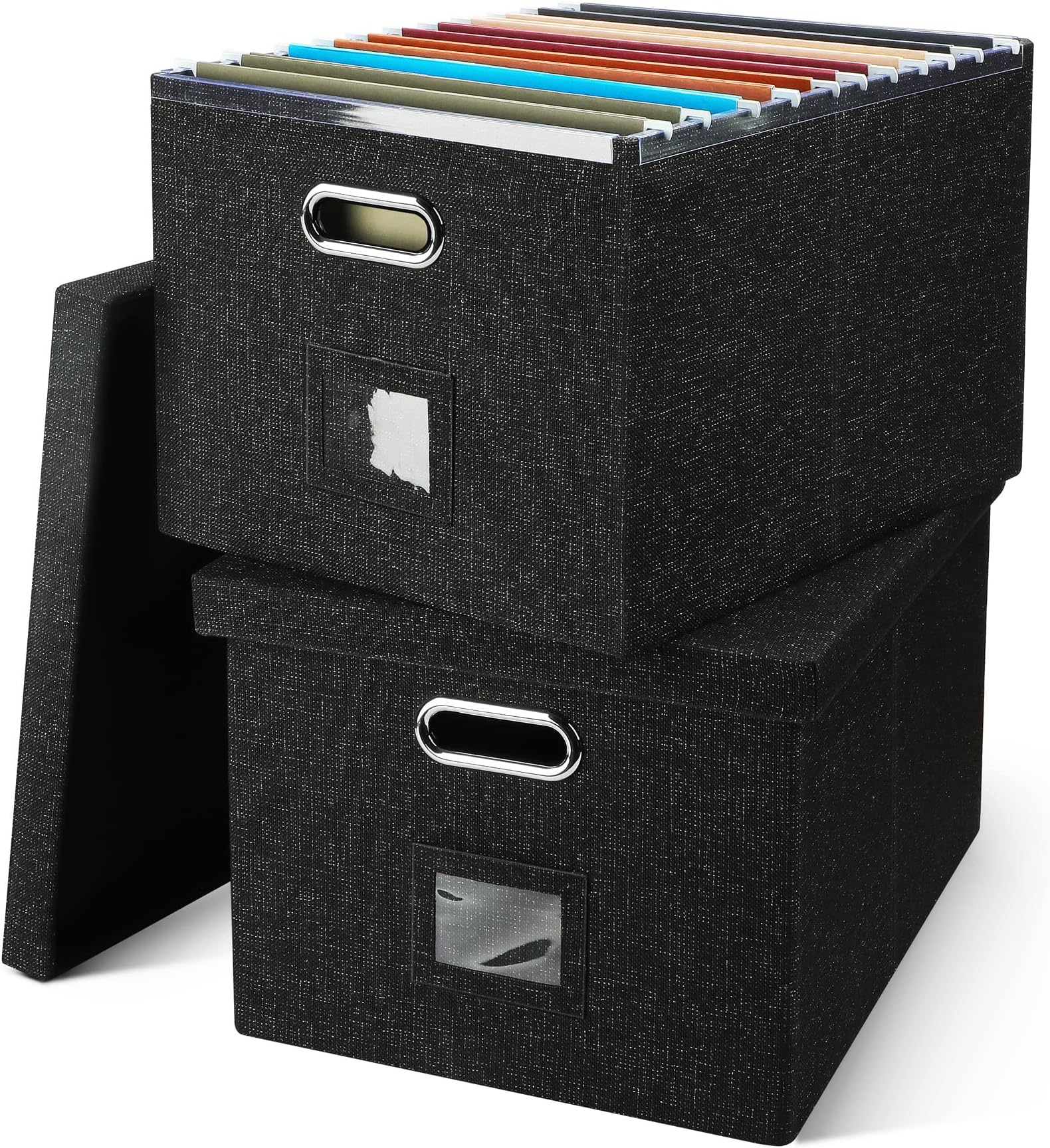 Amazon.com : Bankers Box 4 Pack STOR/File Decorative Medium-Duty File ...