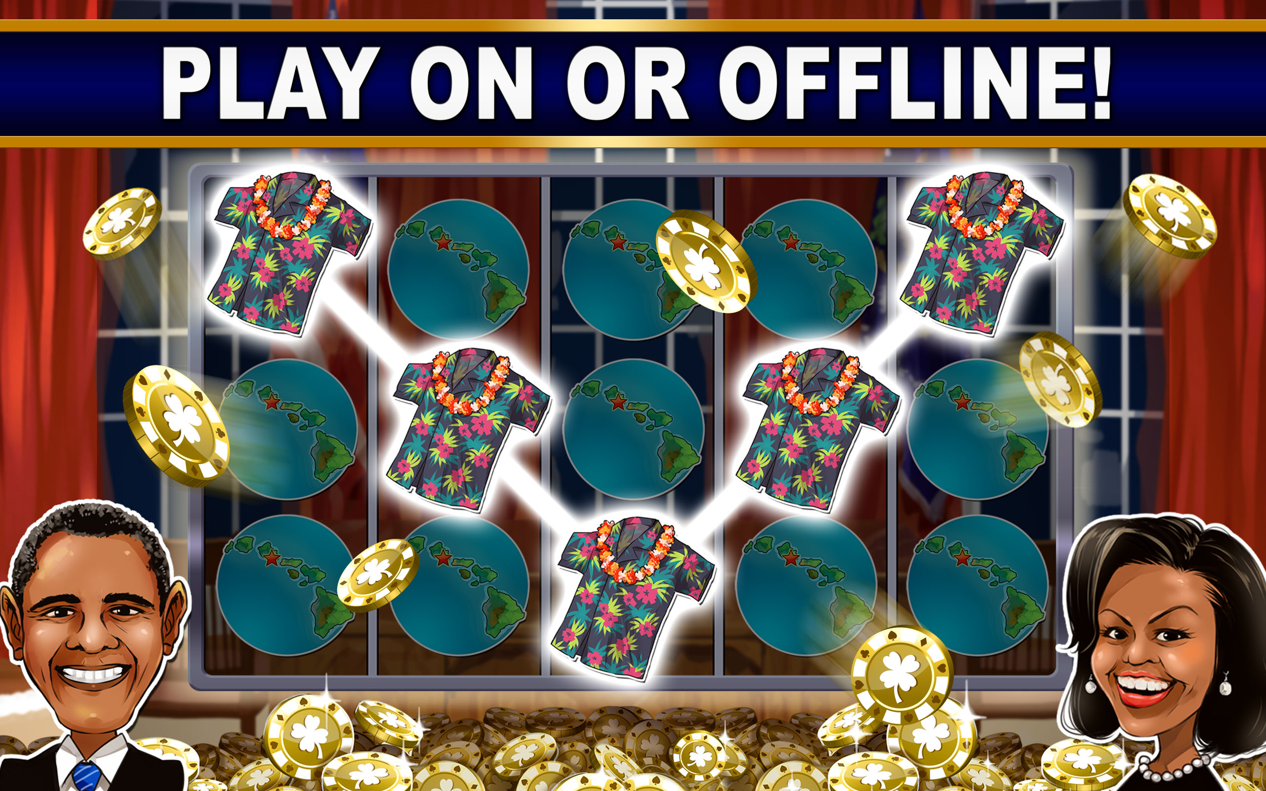 SLOTS: Trump vs. Hillary Clinton Free Slots Games - Play Election 2016 ...