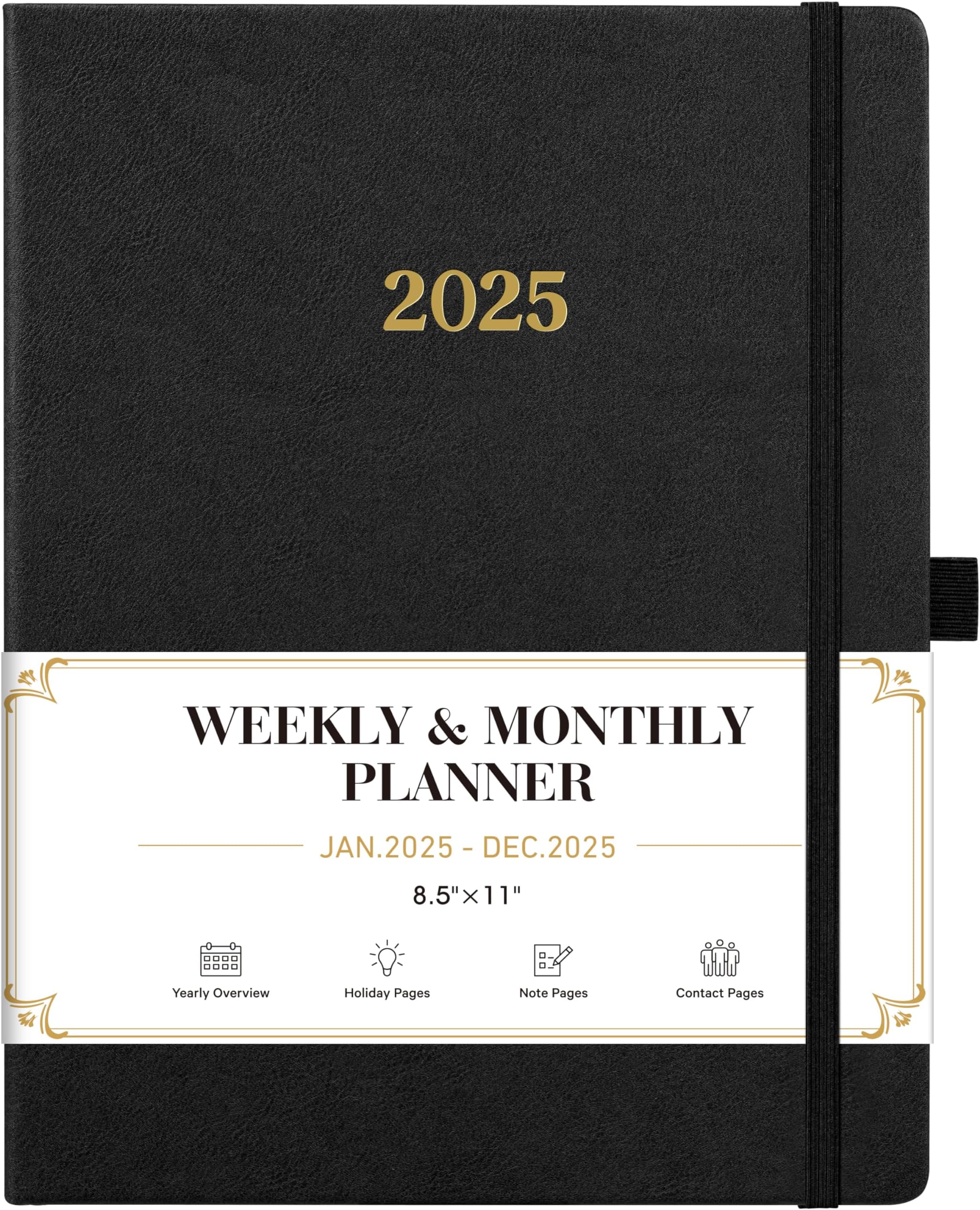 Amazon.com : Eccolo 12-Month Academic Daily Planner 2024-2025 – Elegant ...