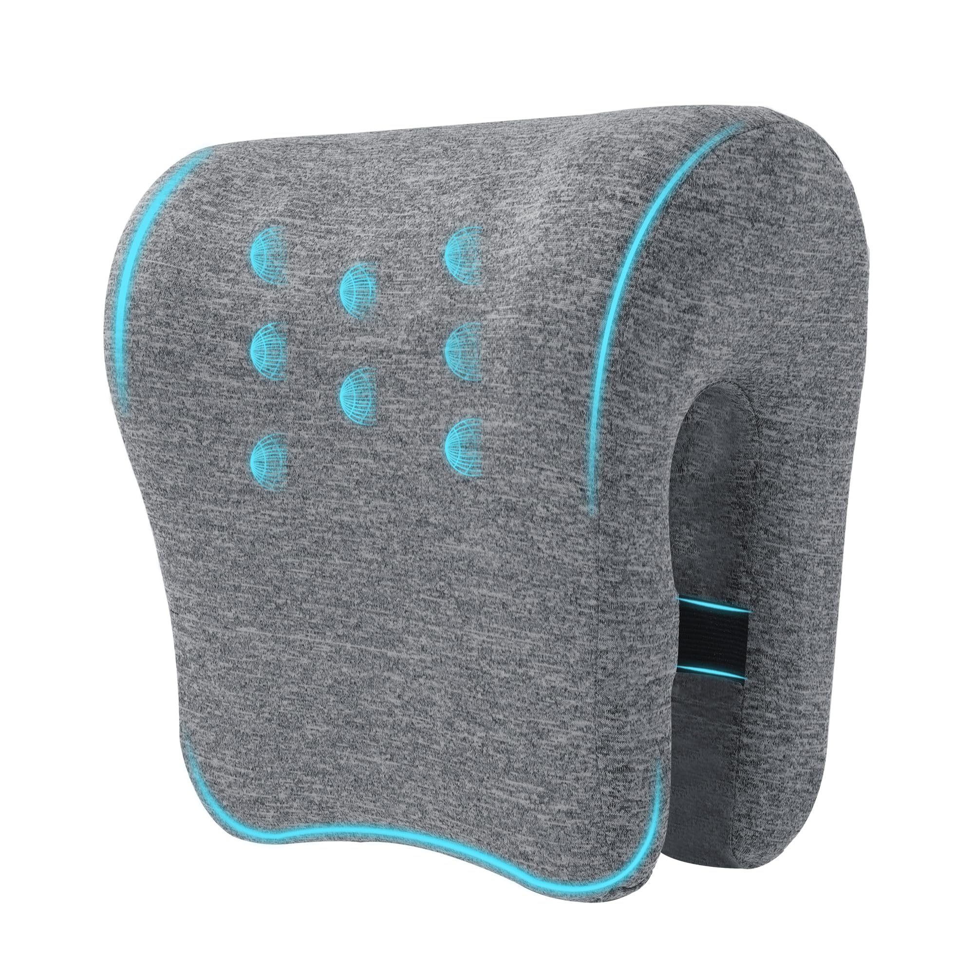 Amazon.com: HOMBYS Memory Foam Neck Support for Office Chair ...