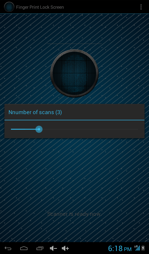 Finger Print Scan Lock - App on Amazon Appstore