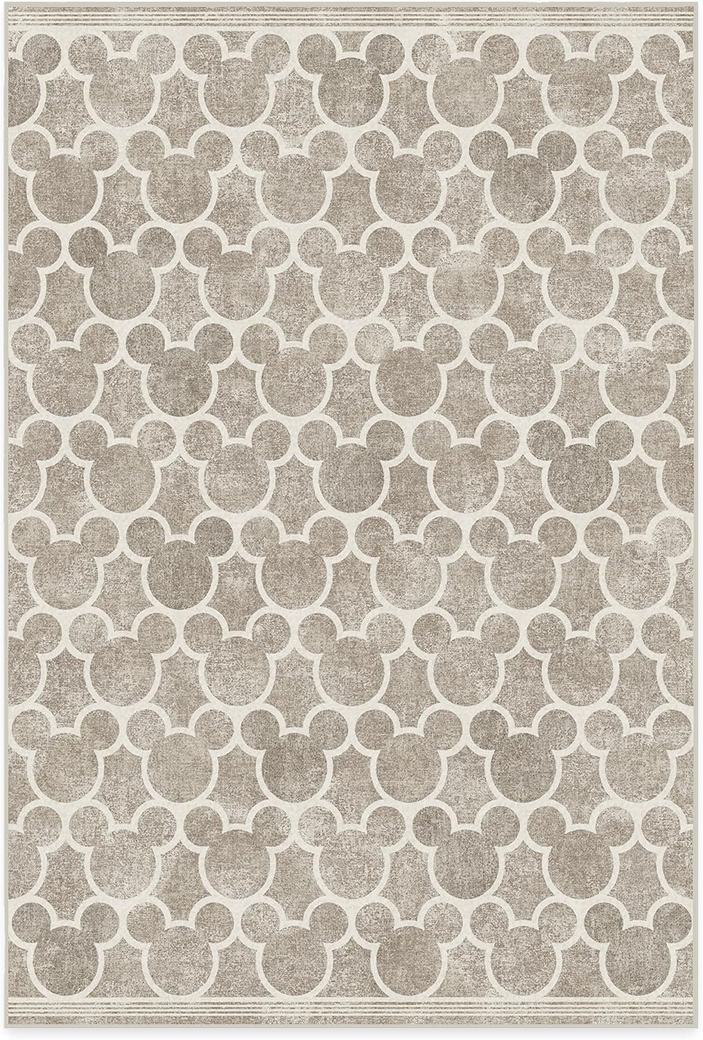 Amazon.com: RUGGABLE x Disney Washable Area Rug – Trellis Grey 6x9 ...
