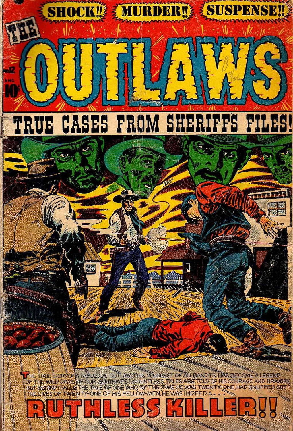 Amazon.com: POSTER comics cover Star The Outlaws 12 NoAds Vintage Wall ...