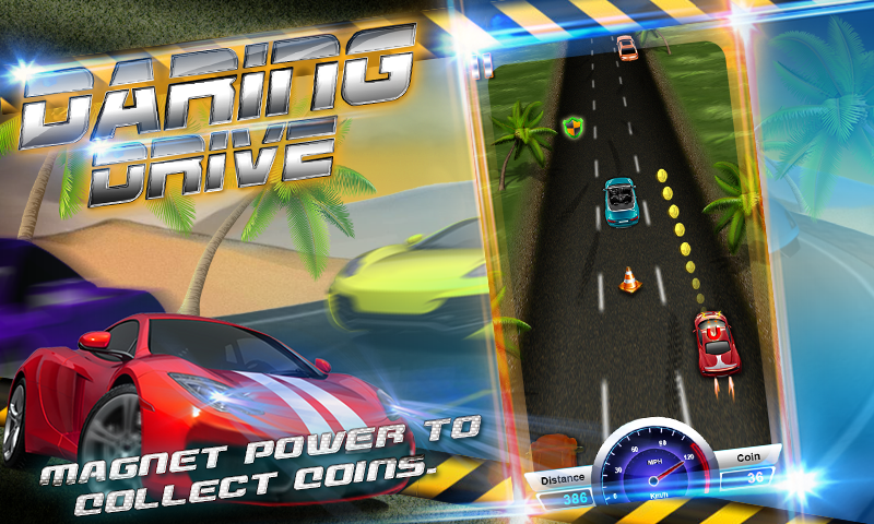 Aplicación Daring Drive en Amazon Appstore