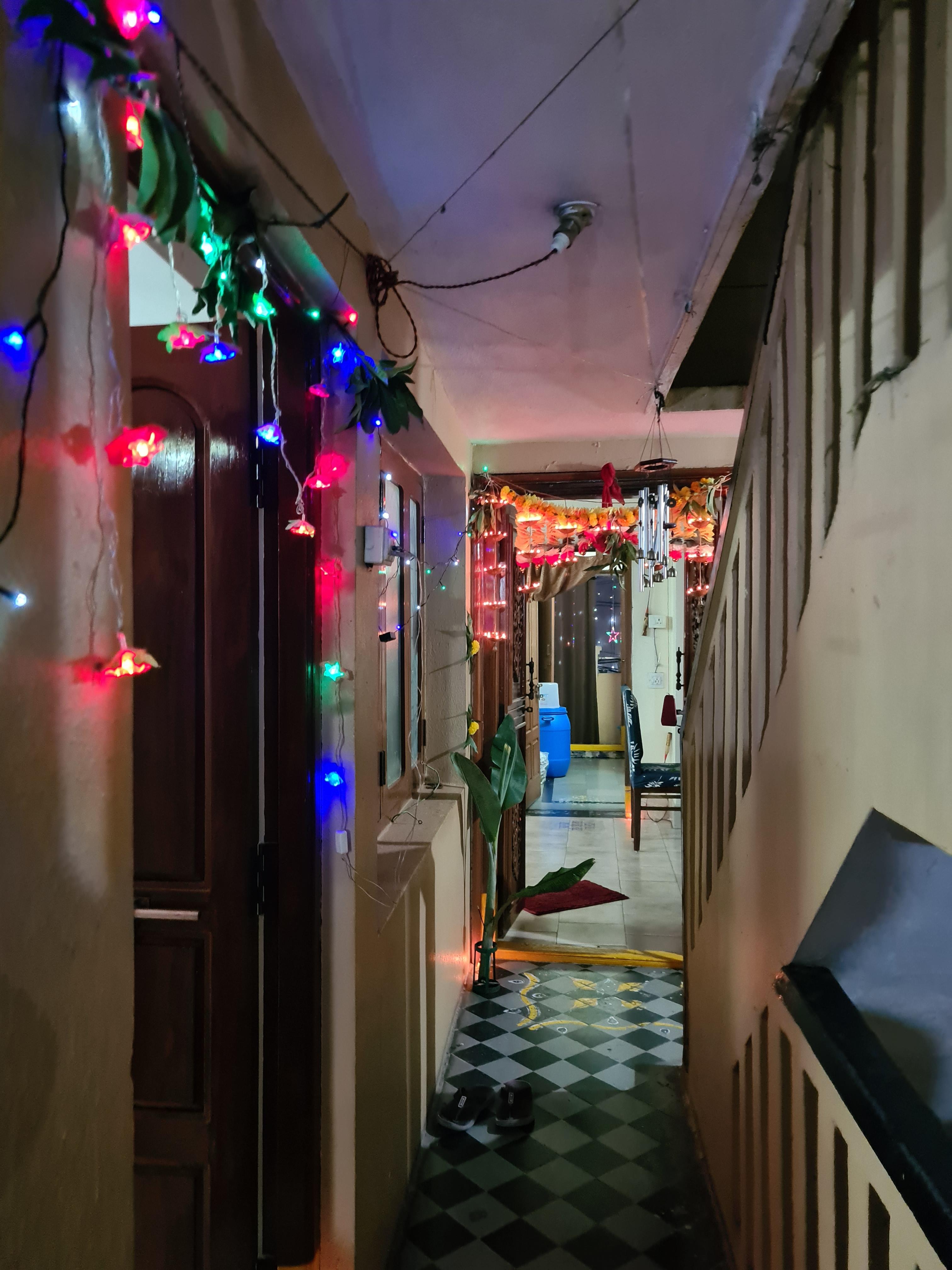 Buy Made in India Plastic Hanging Electric Toran with 21 diyas Online ...