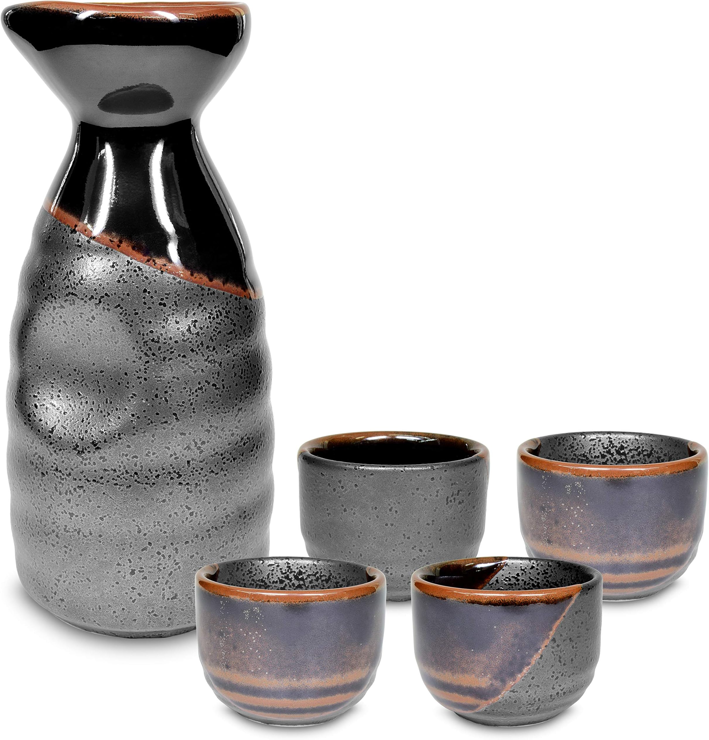 Amazon.com | Happy Sales HSSS-WFLBLK, Perfect 5 pc Japanese Design ...