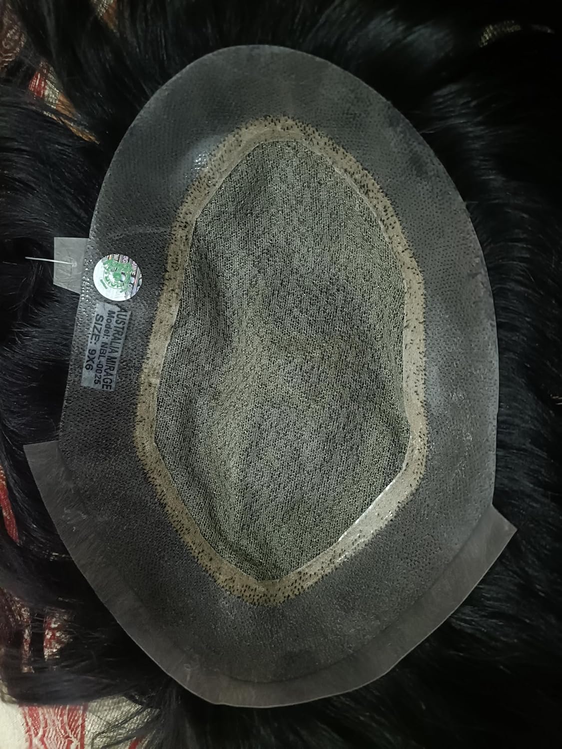 MAHAGANPATI CREATIONS USA Super Mono Hair Patch for Men 9x7 | 100% ...