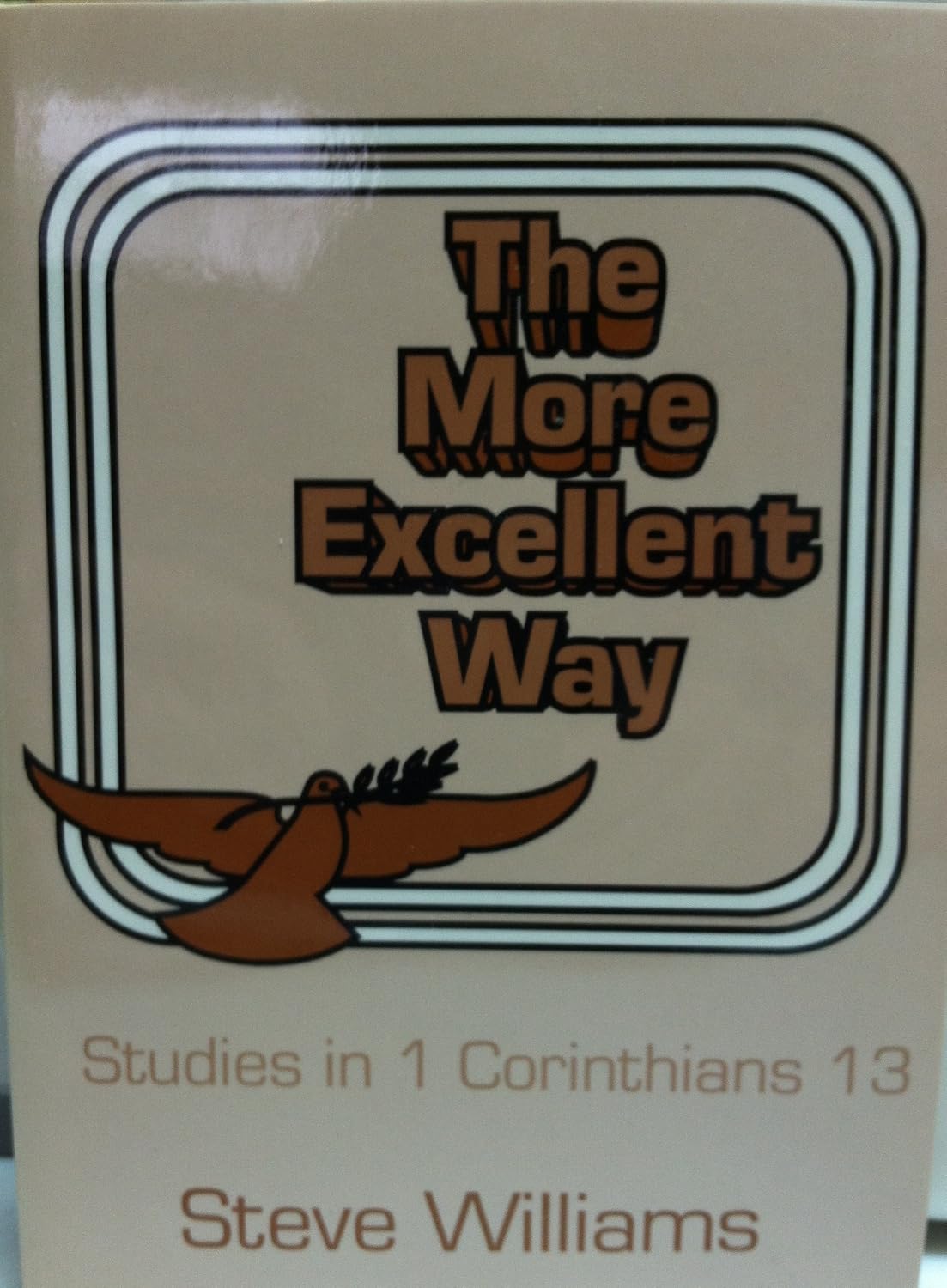 The more excellent way: Studies in 1 Corinthians 13: Williams, Steve ...