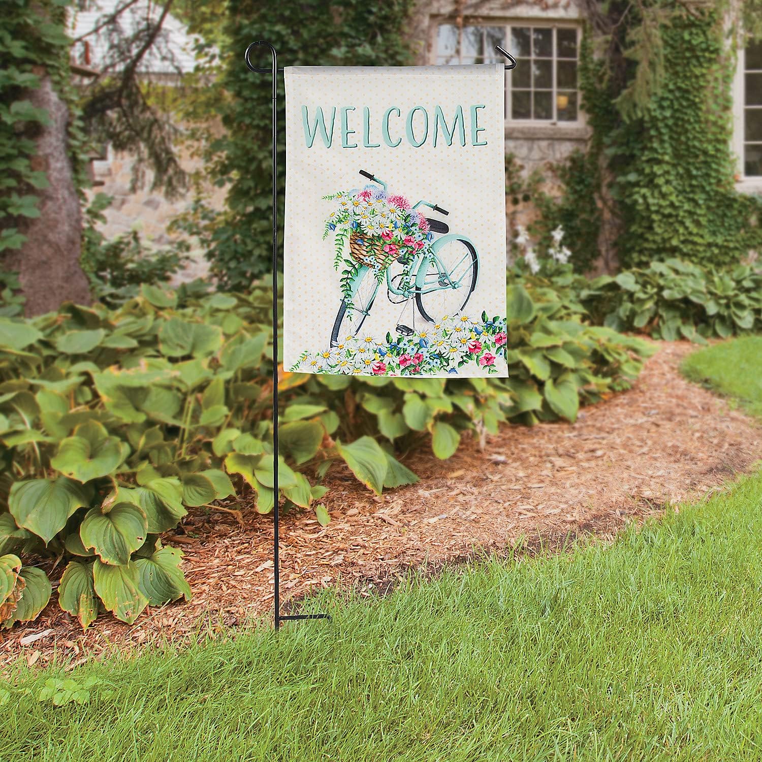 Amazon.com : Cottagecore Welcome Garden Flag : Patio, Lawn & Garden