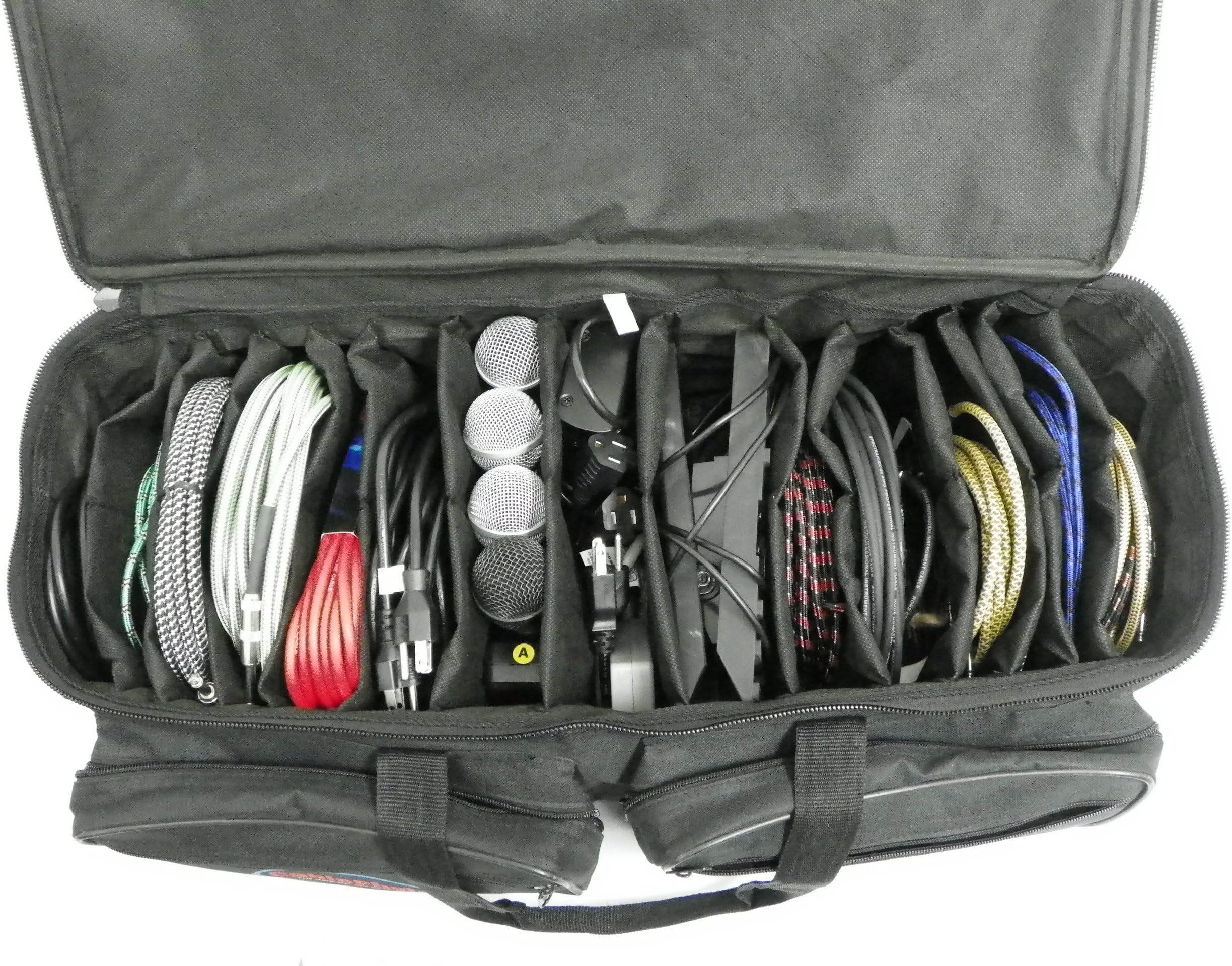 Amazon.com: CablePhyle - Professional 15-Slot Cable File Gig Bag, for ...