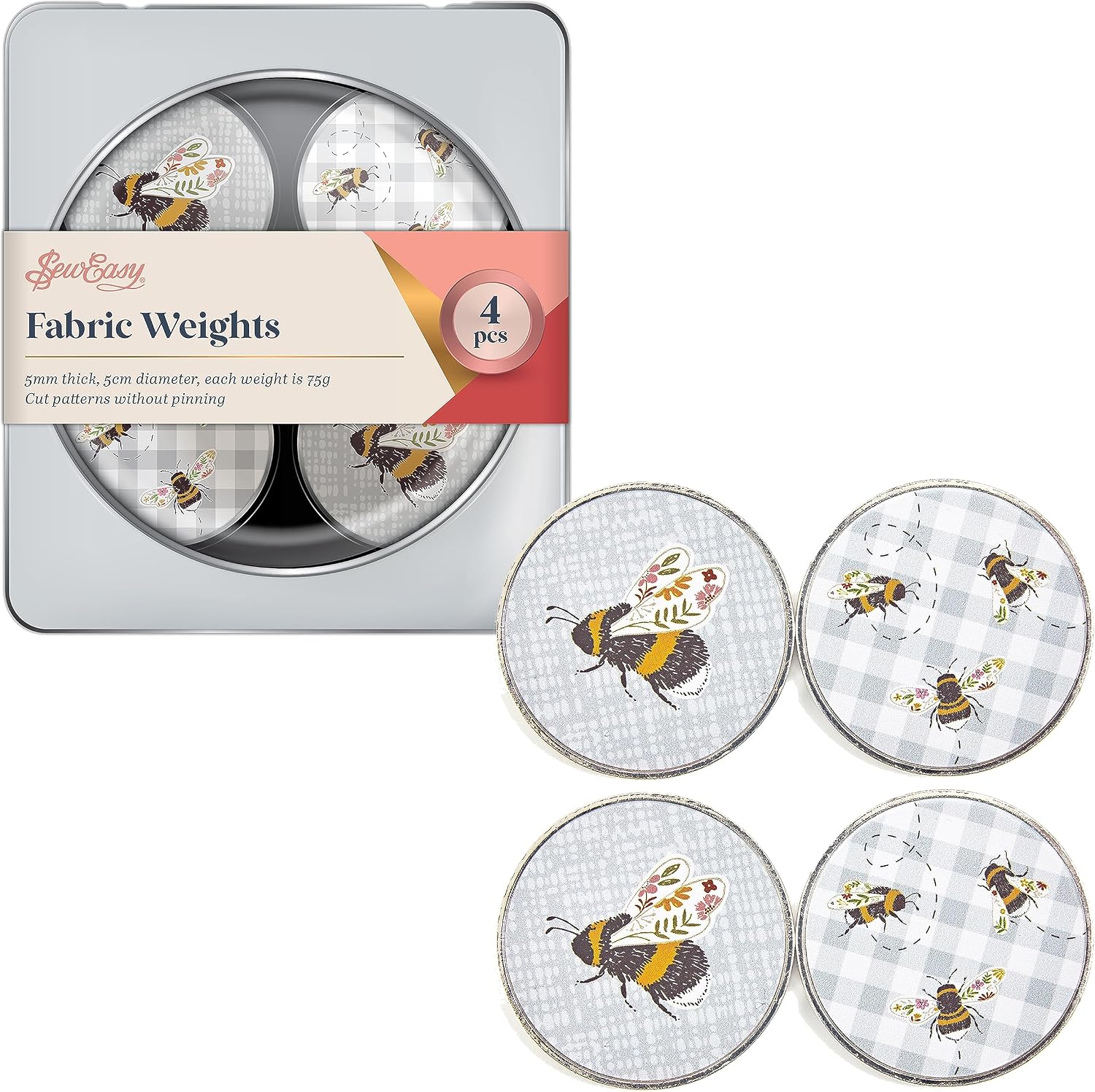 Sew Easy Pattern Fabric Weights - for Sewing, Crafts, Pattern Cutting ...