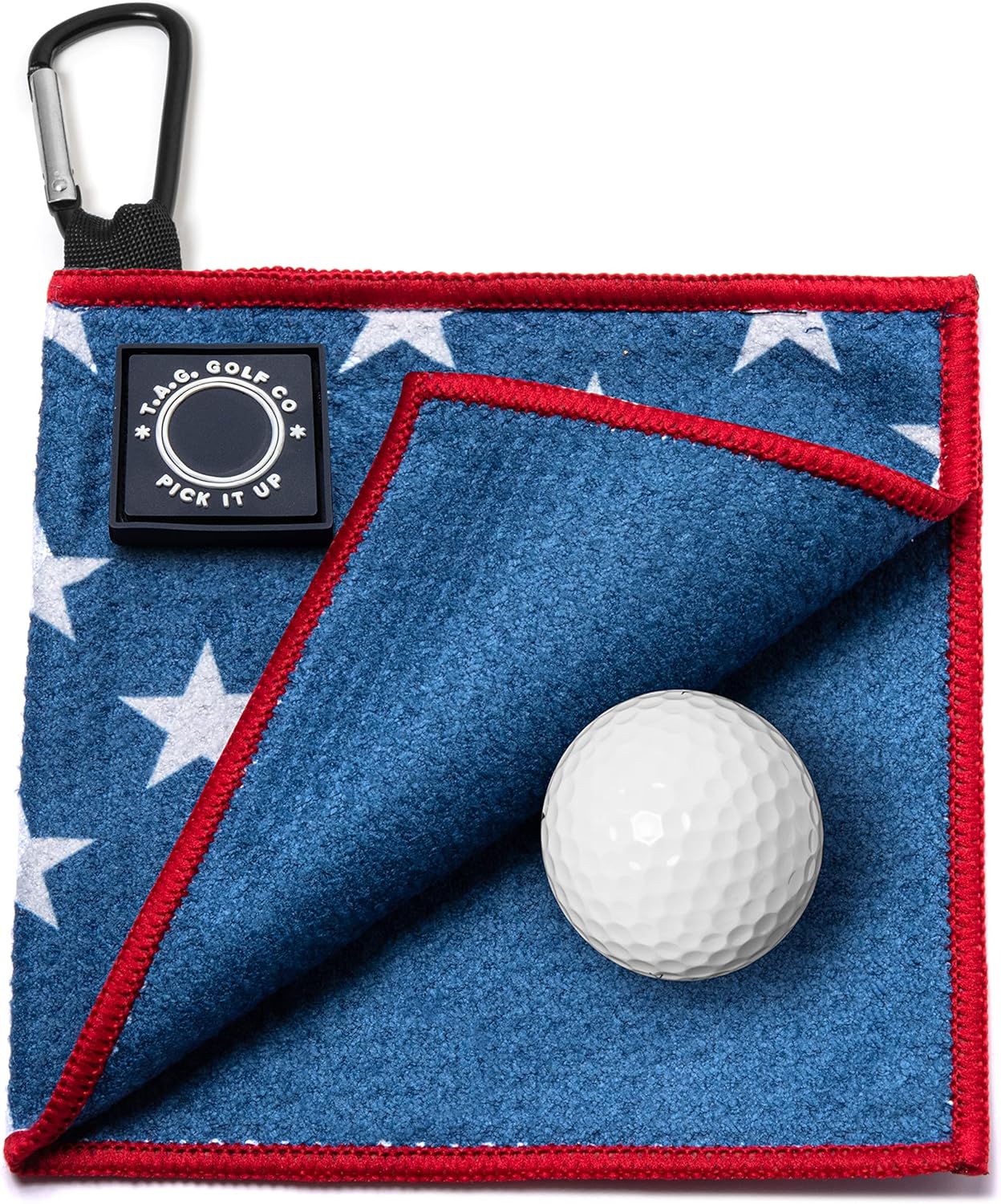 Amazon.com: TAG Golf Co Small Magnetic Golf Towel – USA Series - Stick ...