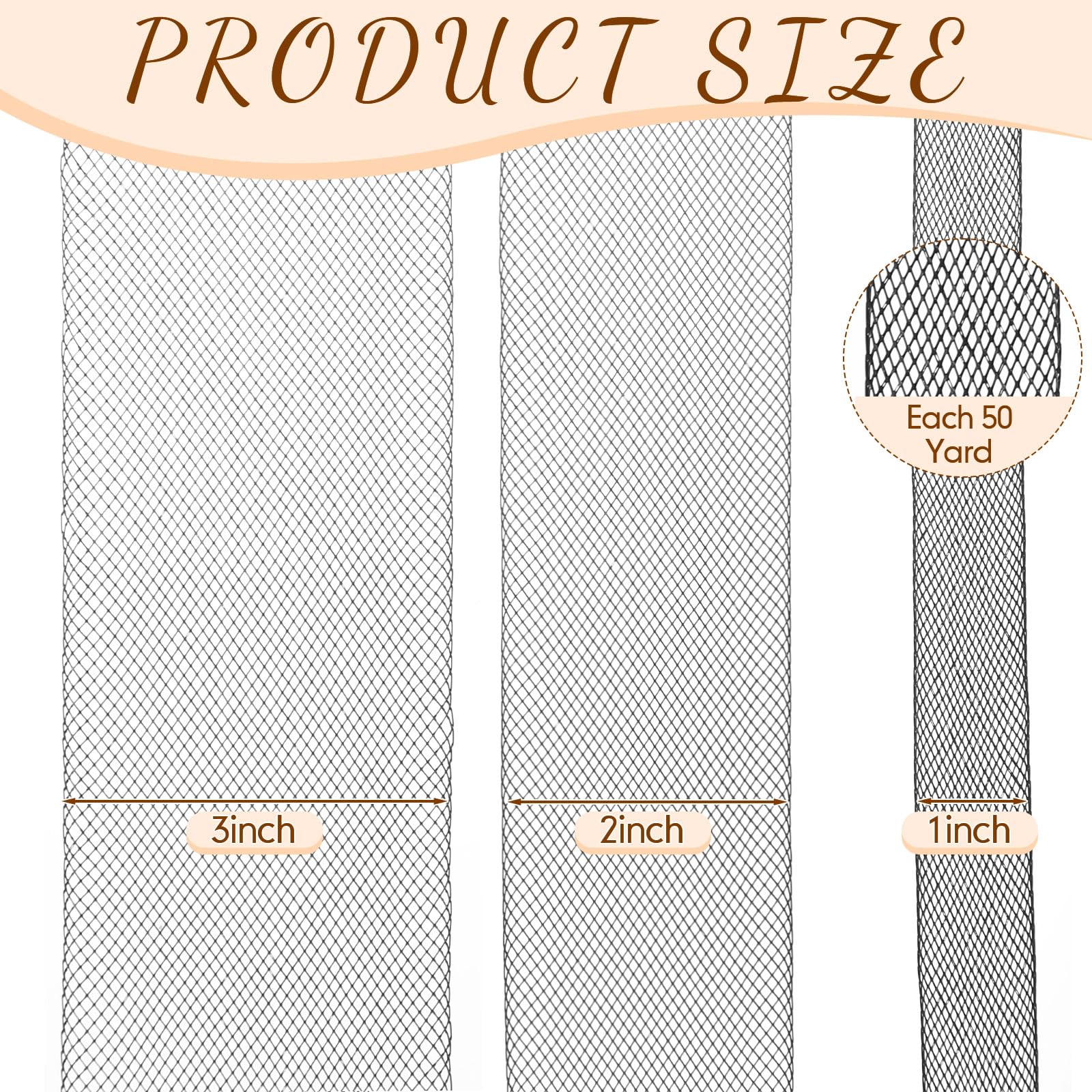 2cm Flat Stiff Plain Hard Crinoline Horsehair Mesh Braid For Hat Sewing