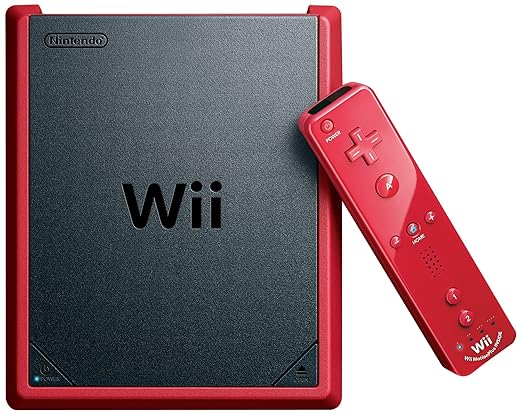 Amazon.com: Wii Mini with Mario Kart Wii Game - Red : Video Games