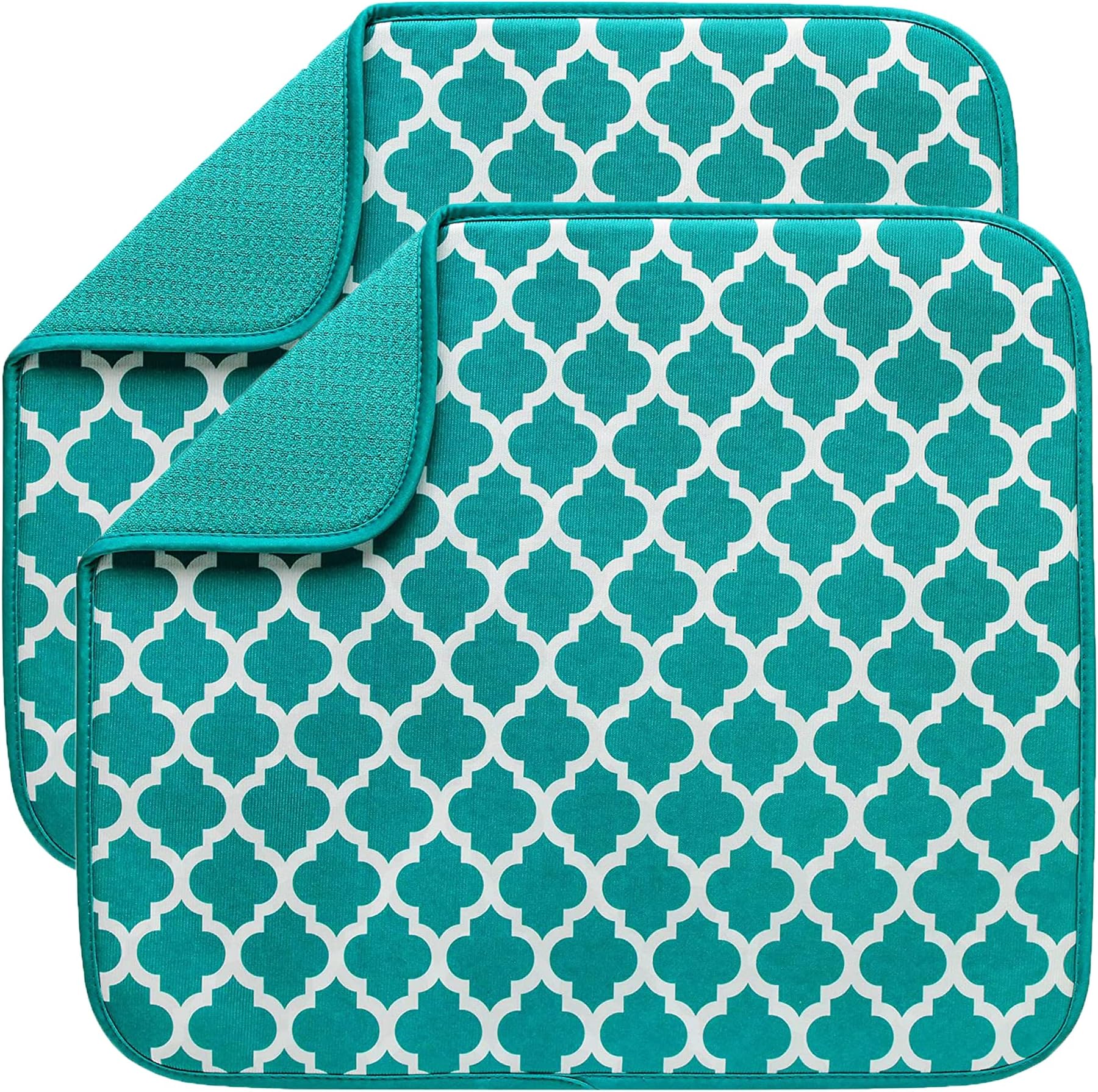 Microfibre Dish Drying Mats for Kitchen Super Absorbent Dish Drainer ...