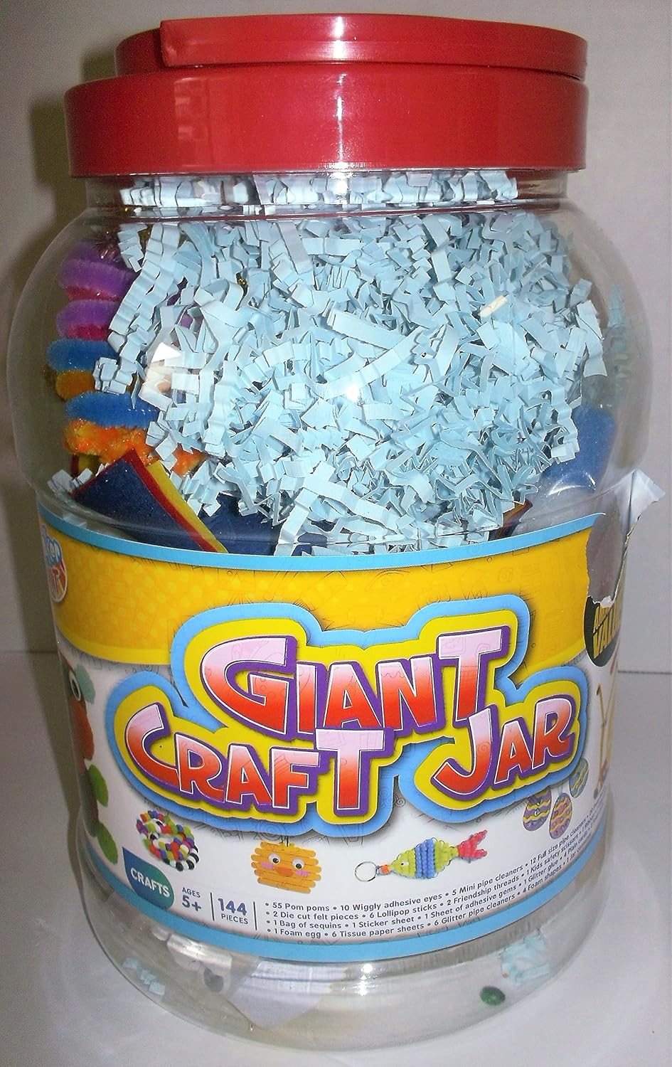 Amazon.com: Giant Craft Jar 144 Pieces Design One of A Kind Crafts ...