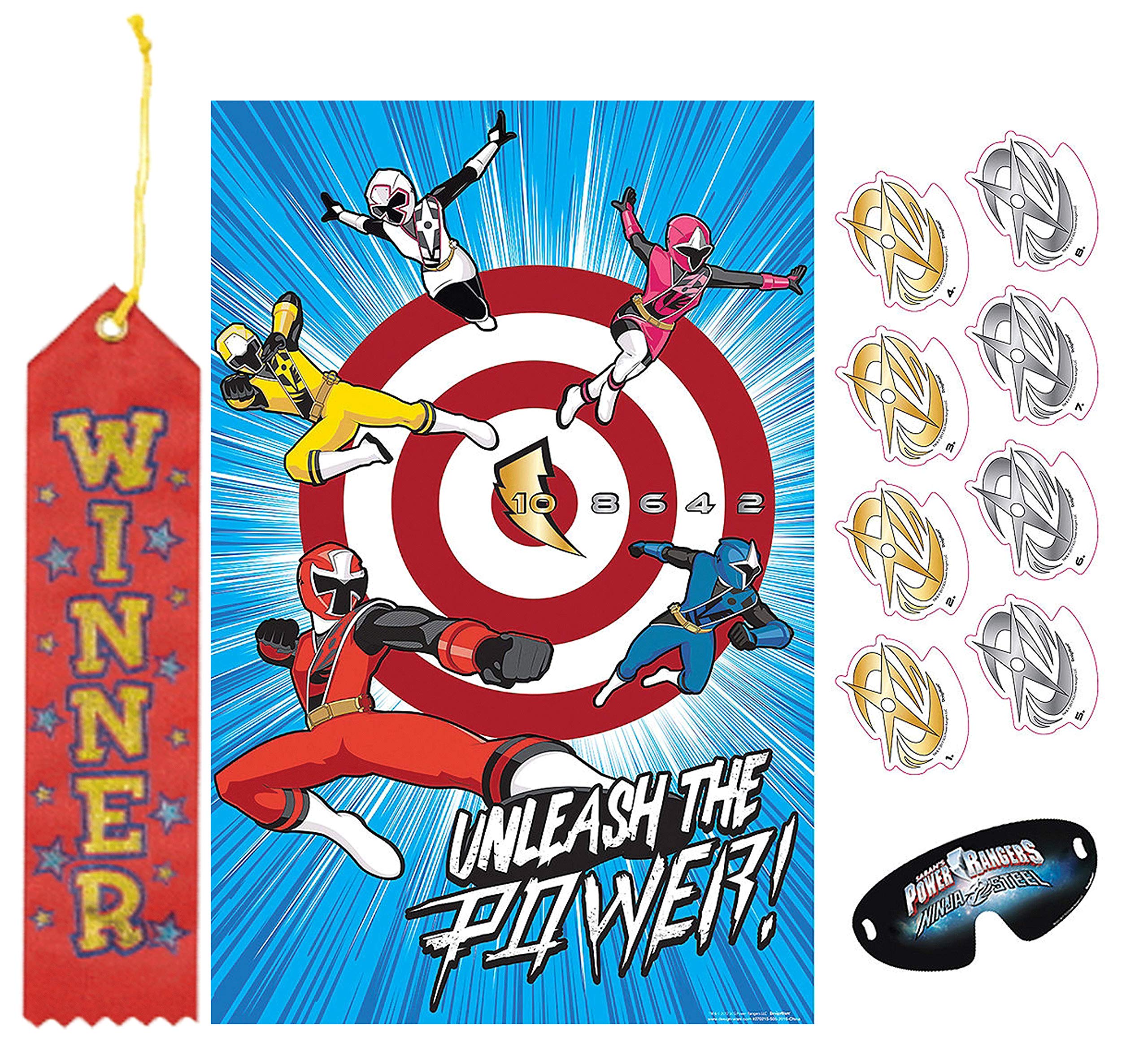 Buy Power Rangers Pin The Tail on The Donkey Style Party Game with ...