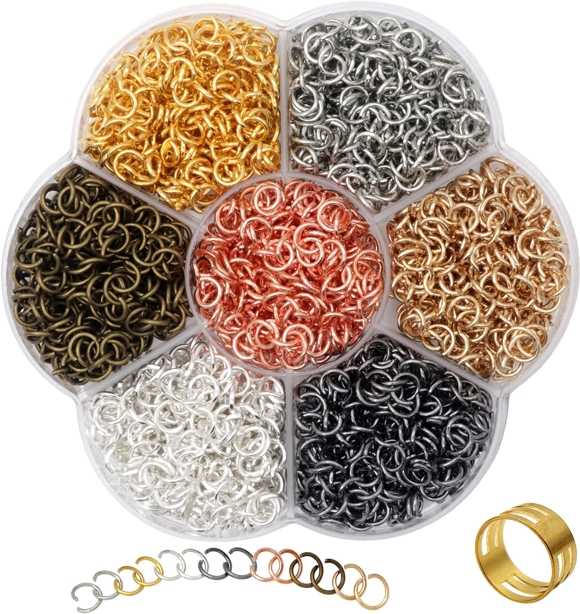 Amazon.com: 2840 Pieces Jump Rings for Jewelry Making, Shynek Open Jump ...