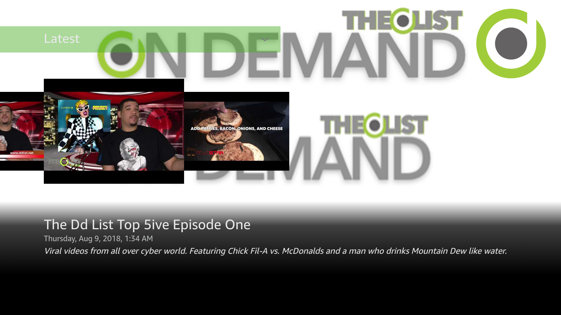 THE DD LIST ON DEMAND - App on Amazon Appstore