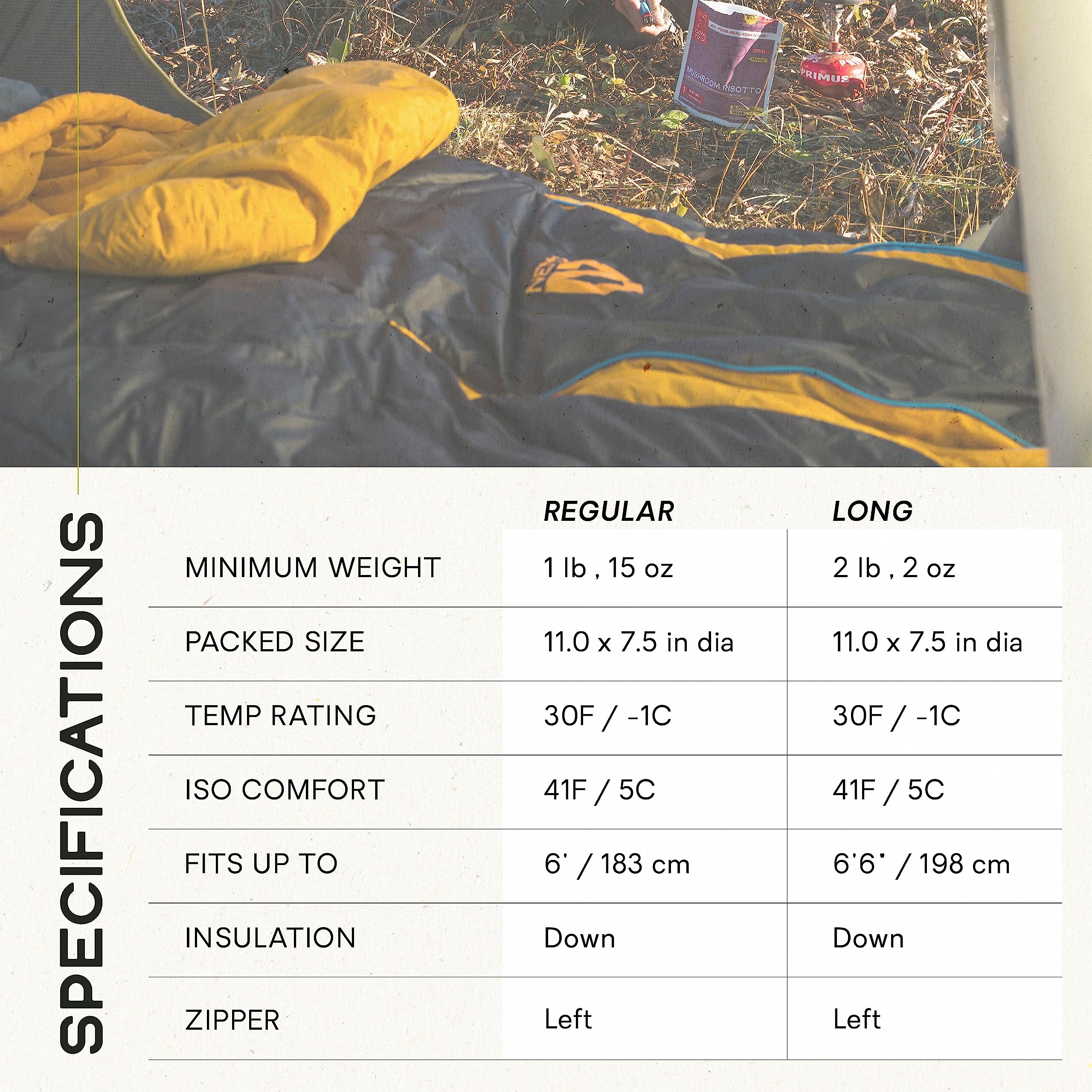 Snapklik.com : NEMO Disco Sleeping Bag Plush Down Backpacking Sleeping ...