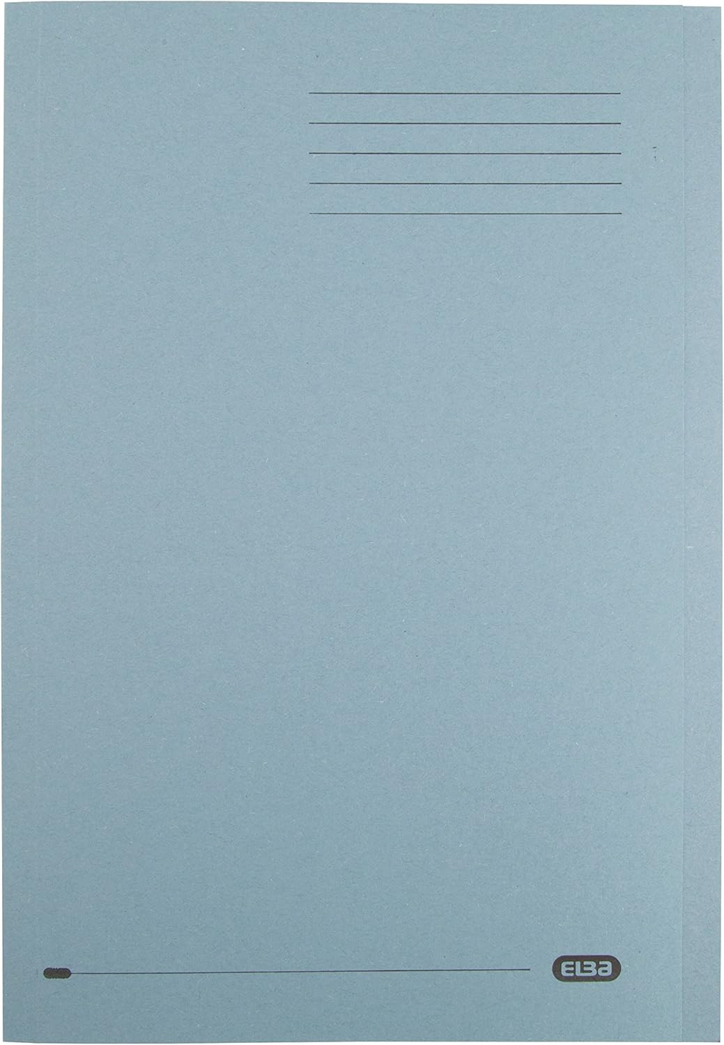 Elba Square Cut Folder Recycled Heavyweight 290gsm Foolscap Blue Ref ...