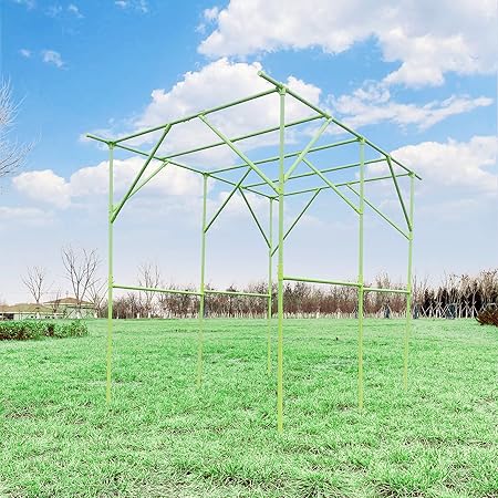 Amazon.com : MRGARDEN 7-Feet Adjustable Garden Trellis Set for ...