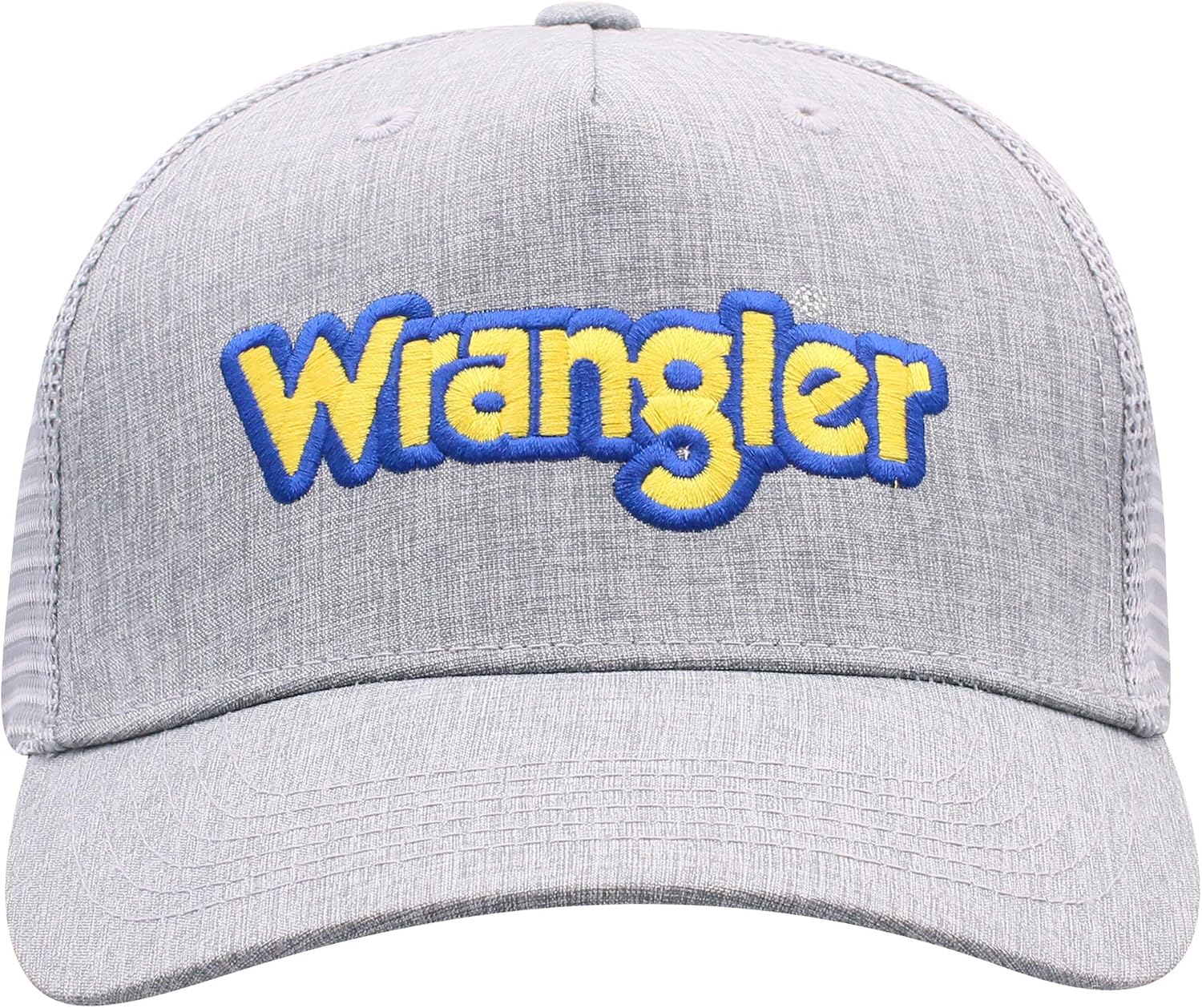 Wrangler Gray w/Blue and Yellow Logo Adjustable Snapback Hat at Amazon ...