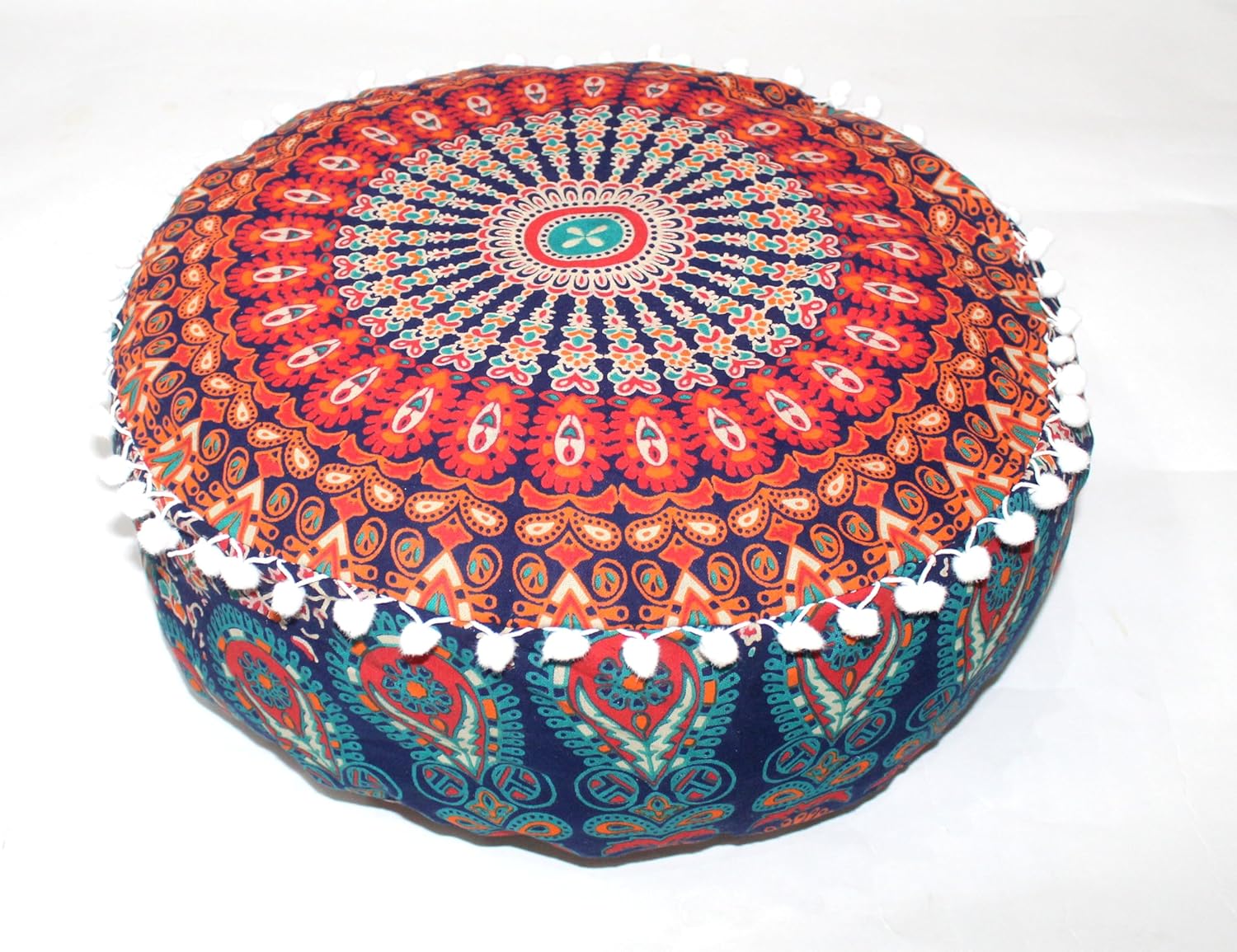 Amazon.com: INDIAN CRAFT CASTLE ICC Mandala Barmeri Large Floor Pillow ...