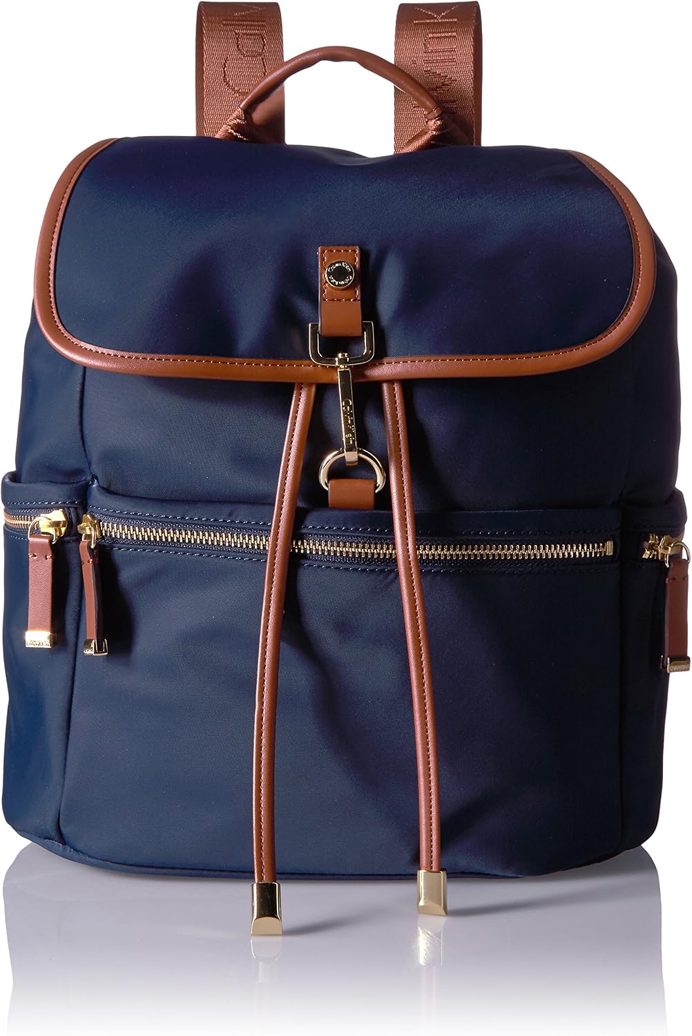 Amazon.com: Calvin Klein Lianna Nylon Flap Over Backpack : Clothing ...