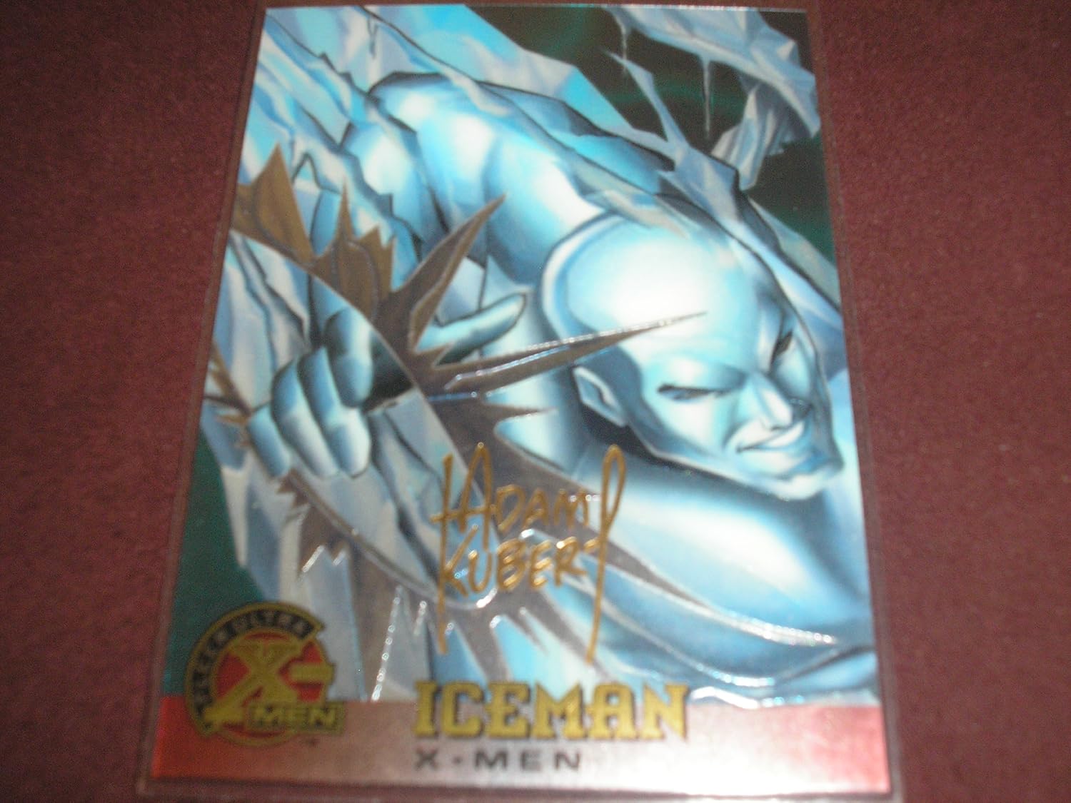 Amazon.com: Iceman - Card #7 -Signature Adam Kuber - X-men Fleer Ultra ...