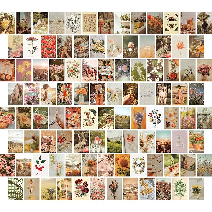 Buy Artivo Wall Collage Kit Aesthetic Pictures, Cottagecore Wall ...