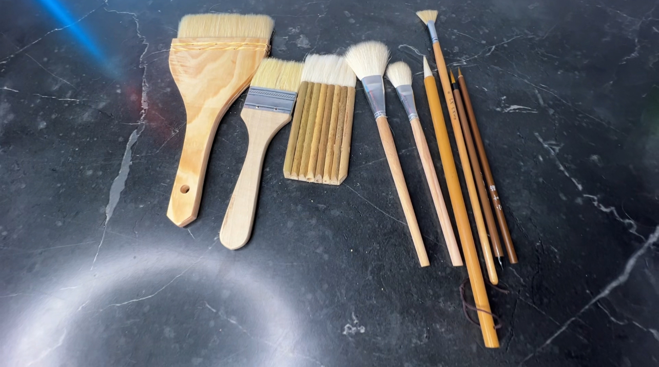 Watch Unboxing Pottery glaze brushes on Amazon Live