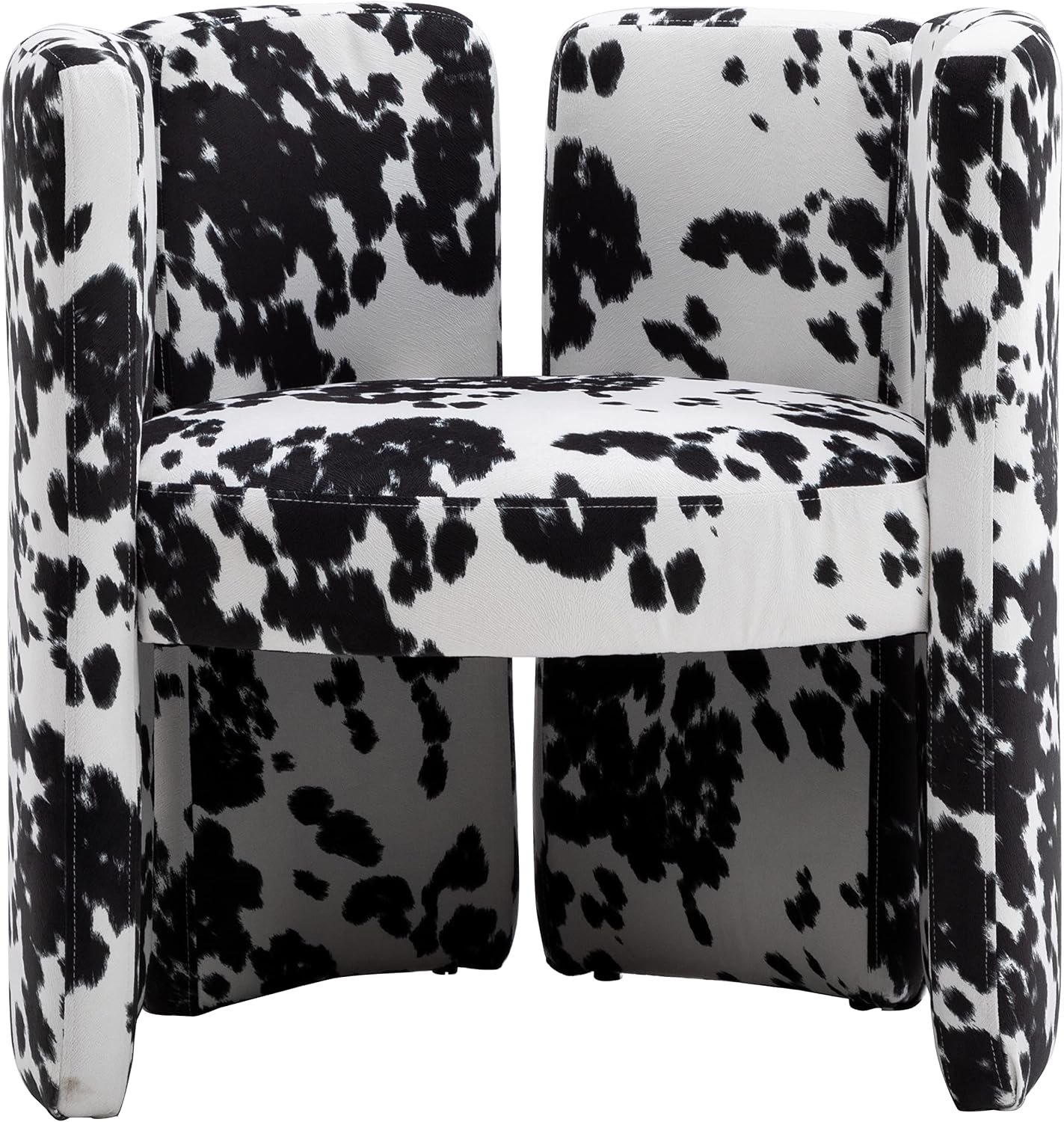 Amazon.com - chairus Modern Dining Chair Unique Velvet Barrel Chair ...