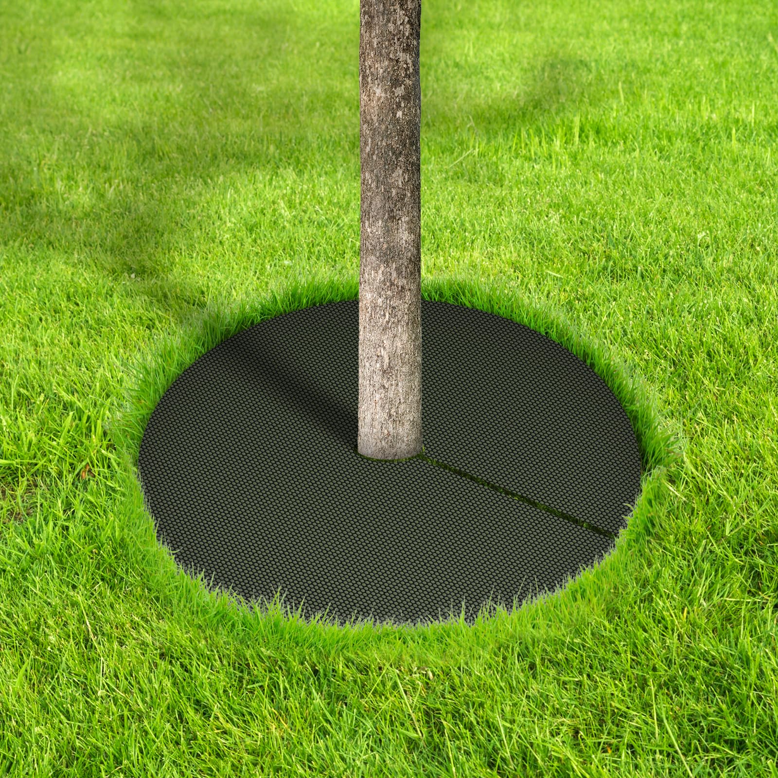Amazon.com : EnonGarden Tree Mulch Ring Weed Barrier Landscape Fabric ...