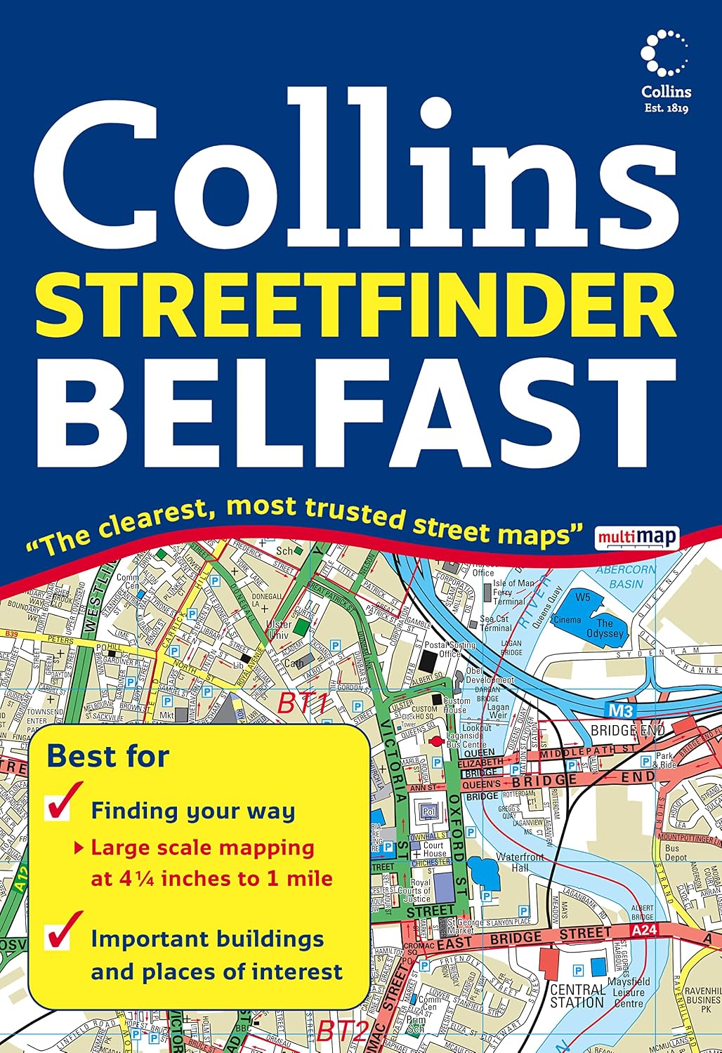 Belfast Streetfinder Colour Map: Amazon.co.uk: VARIOUS: 9780007257584 ...