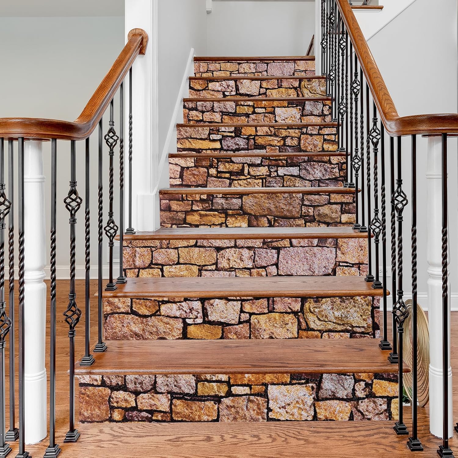 Amazon.com: uxcell 6 Strips Stair Stickers 39"x7" Self-Adhesive Peel ...