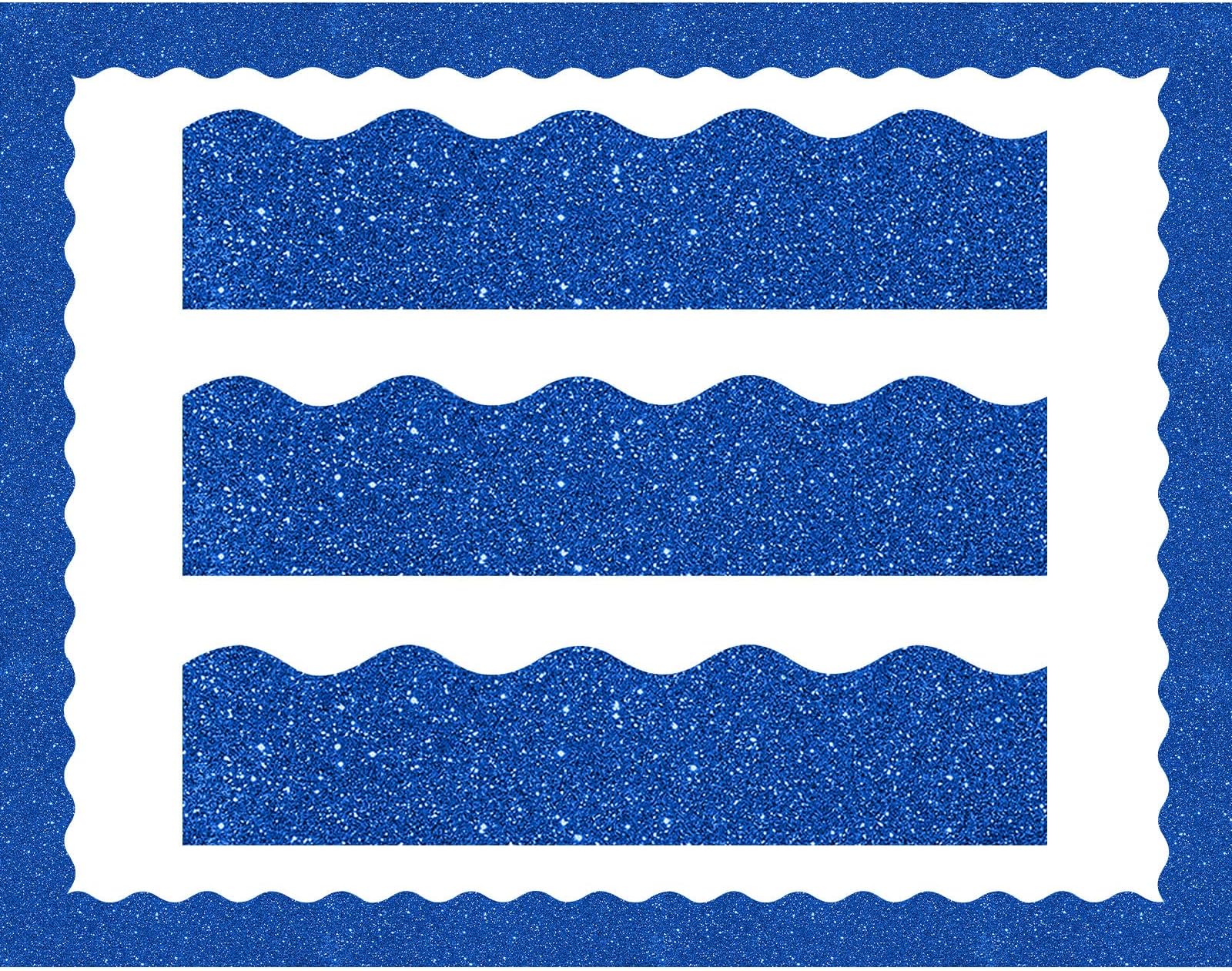 Amazon.com: Containlol 118 ft Glitter Classroom Borders for Bulletin ...