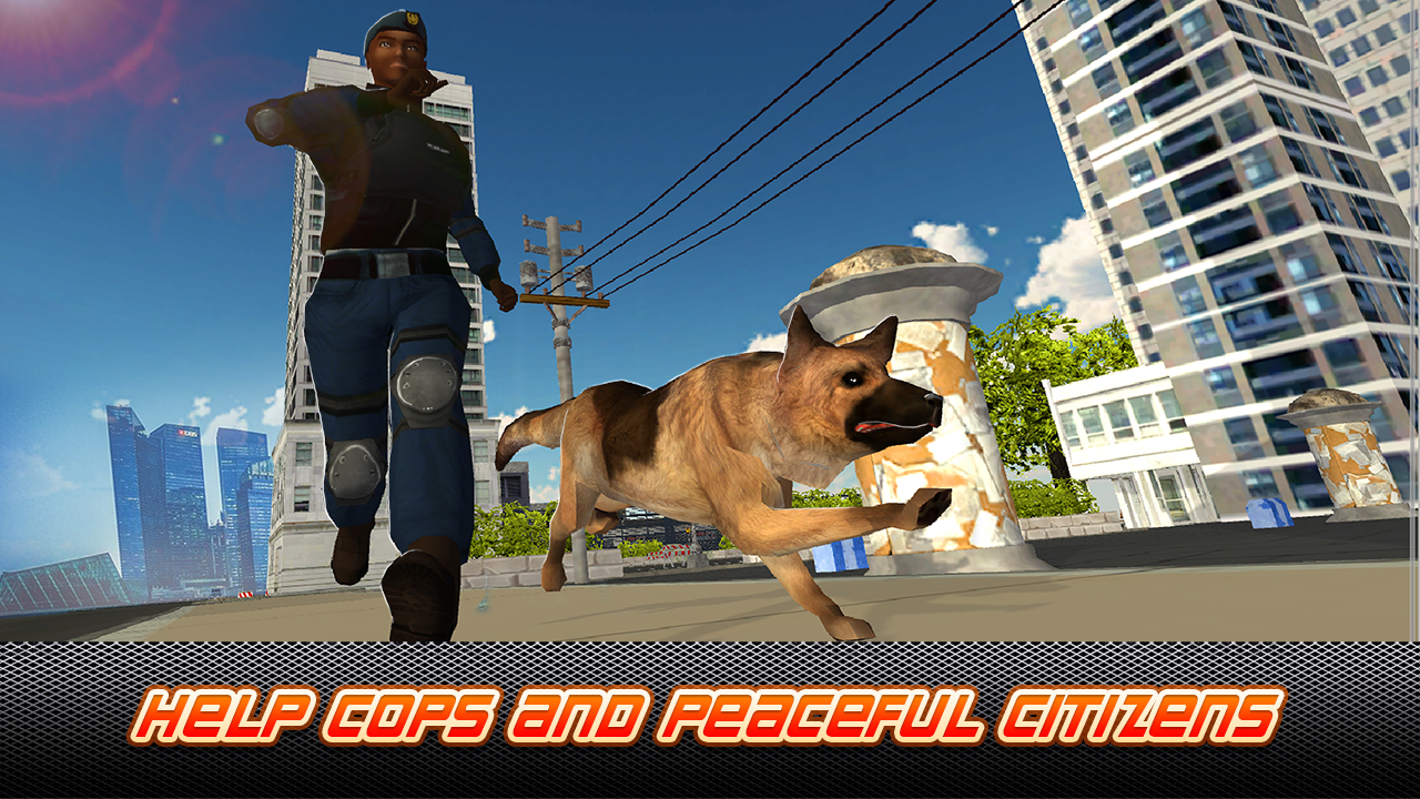 German Shepherd Dog Life Simulator: Criminal Catch Dog Stunts Animal ...