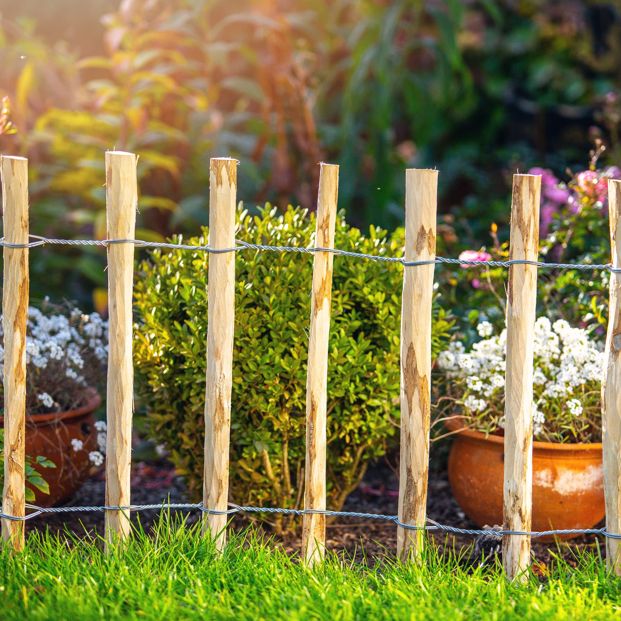 Natural Garden Fence