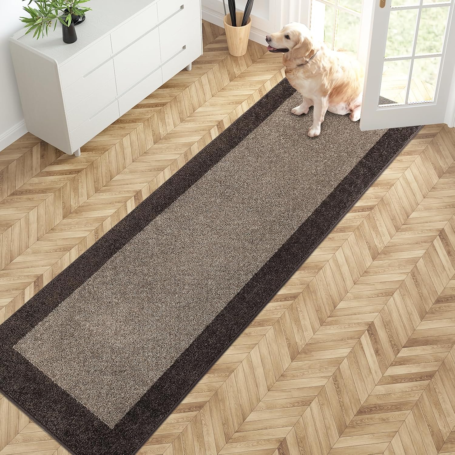 Amazon.com: PURRUGS Dirt Trapper Door Mat 24" x 84", Non-Slip/Skid ...