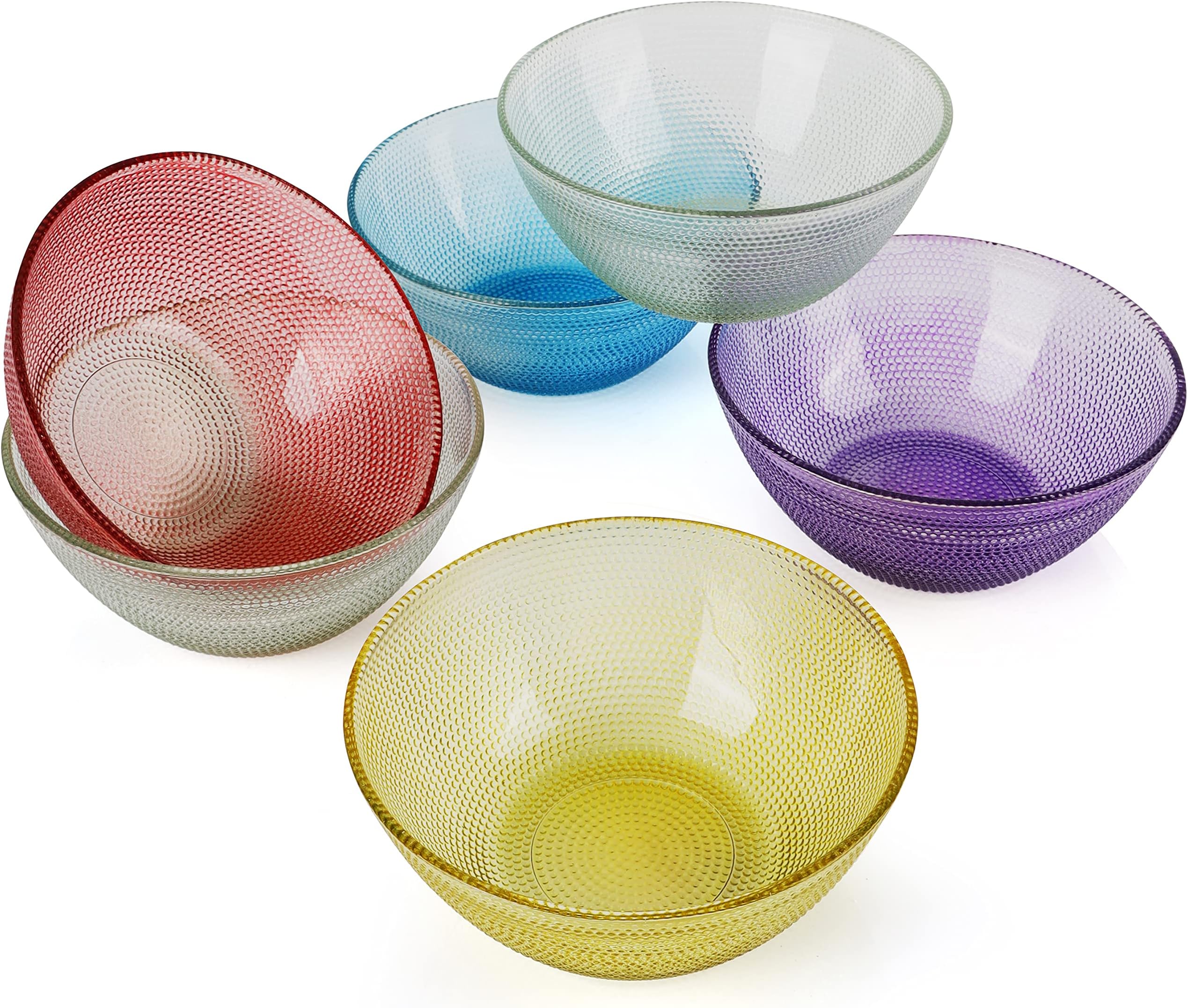 FRESHLY CONTAINED Lot de 6 Coupelles à Glace en Verre pour Aliments ...