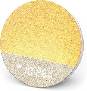Amazon.com: Dreamegg Sunrise 1 - Sunrise Alarm Clock, Sound Machine for Sleep, Customizable ...
